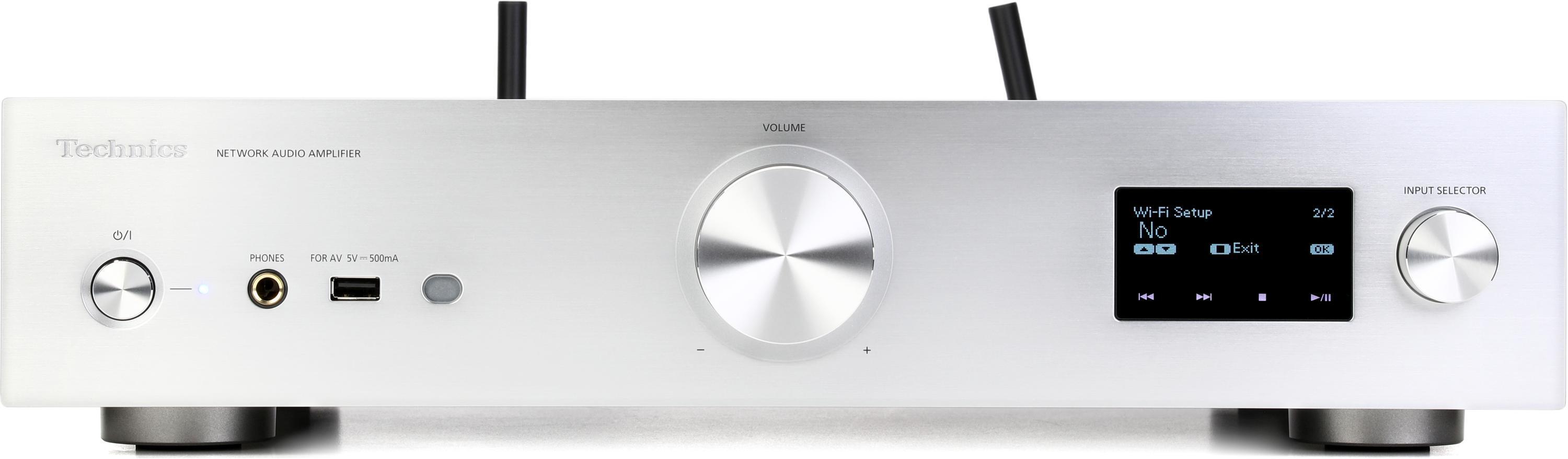 Technics SU-GX70 Network Audio Amplifier - Silver | Sweetwater