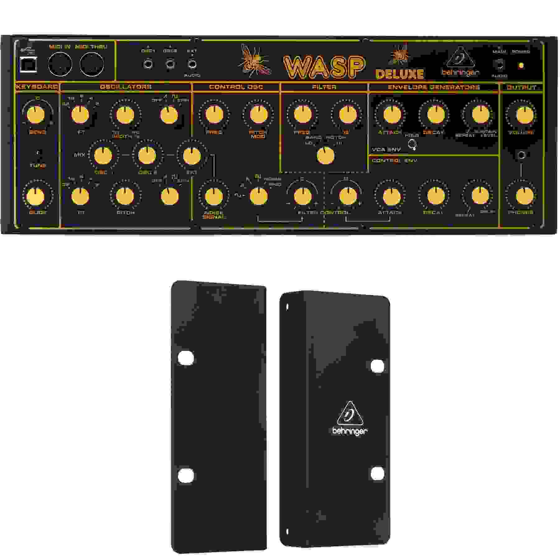 Behringer Wasp Desktop Analog Synthesizer and Rack Ears | Sweetwater