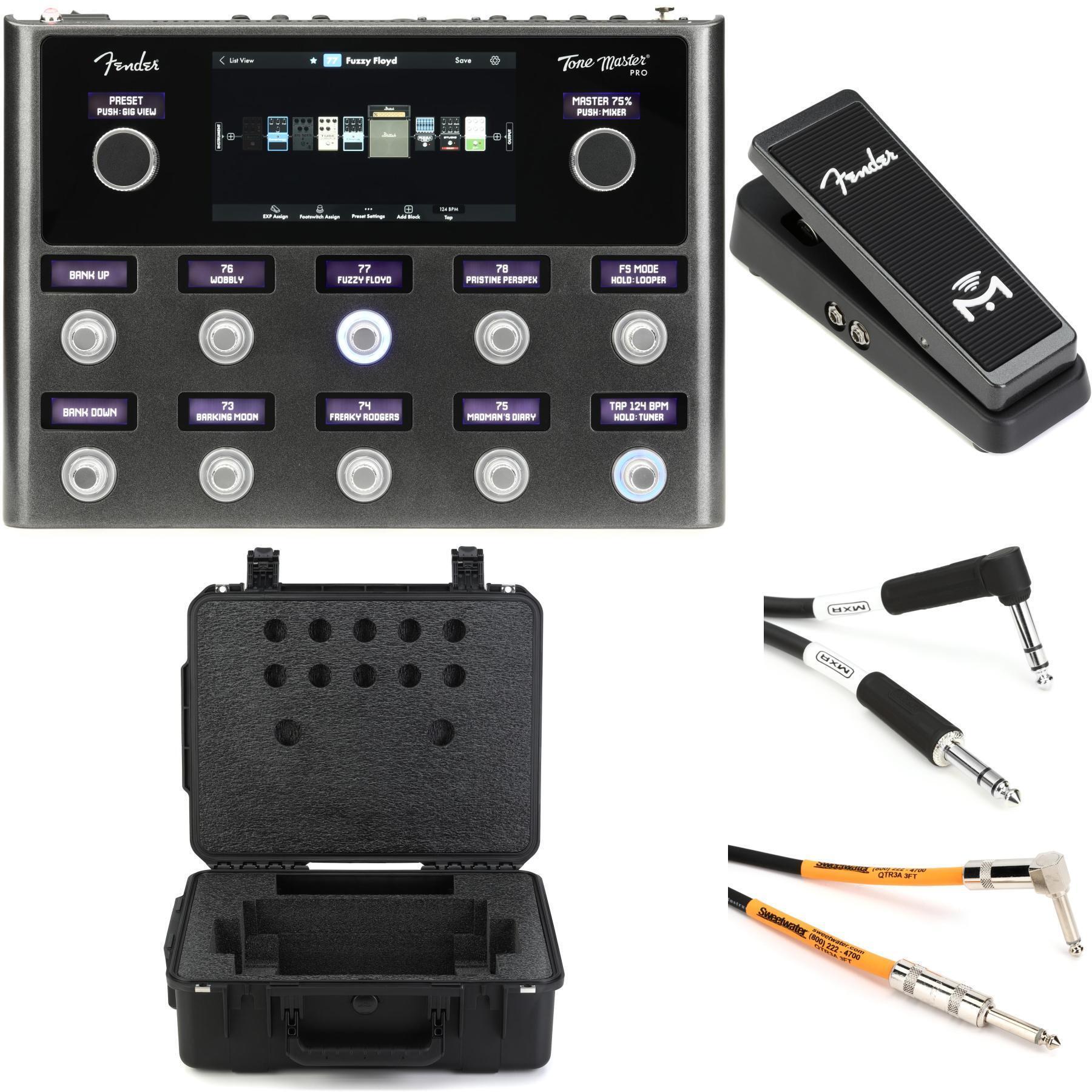 Fender Tone Master Pro Multi-effects Guitar Workstation with Expression Pedal and Hard Case ...