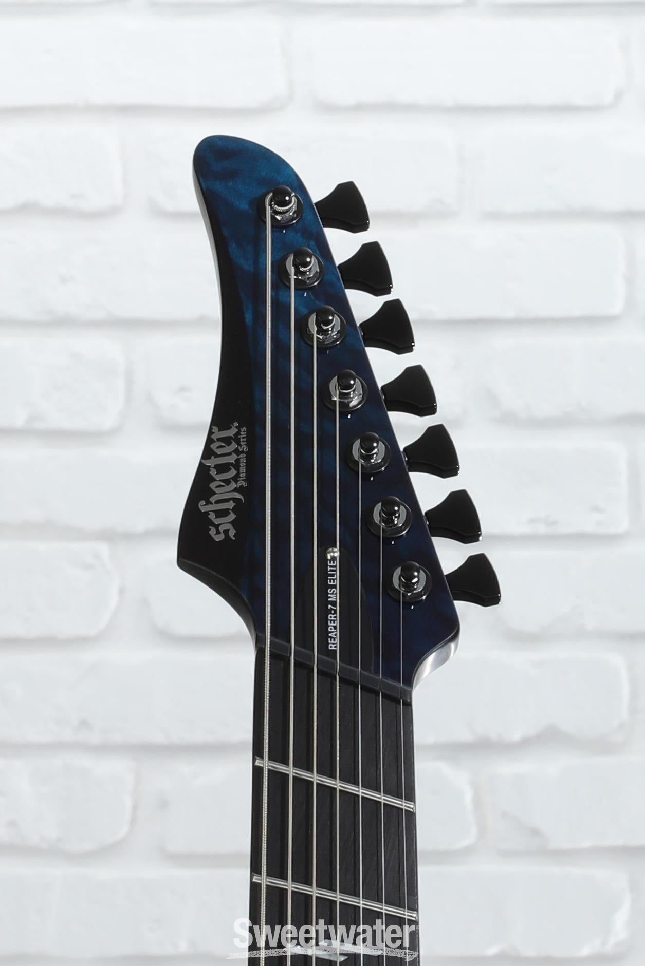 Schecter Reaper-7 Elite Multi-scale 7-string Electric Guitar - Deep ...