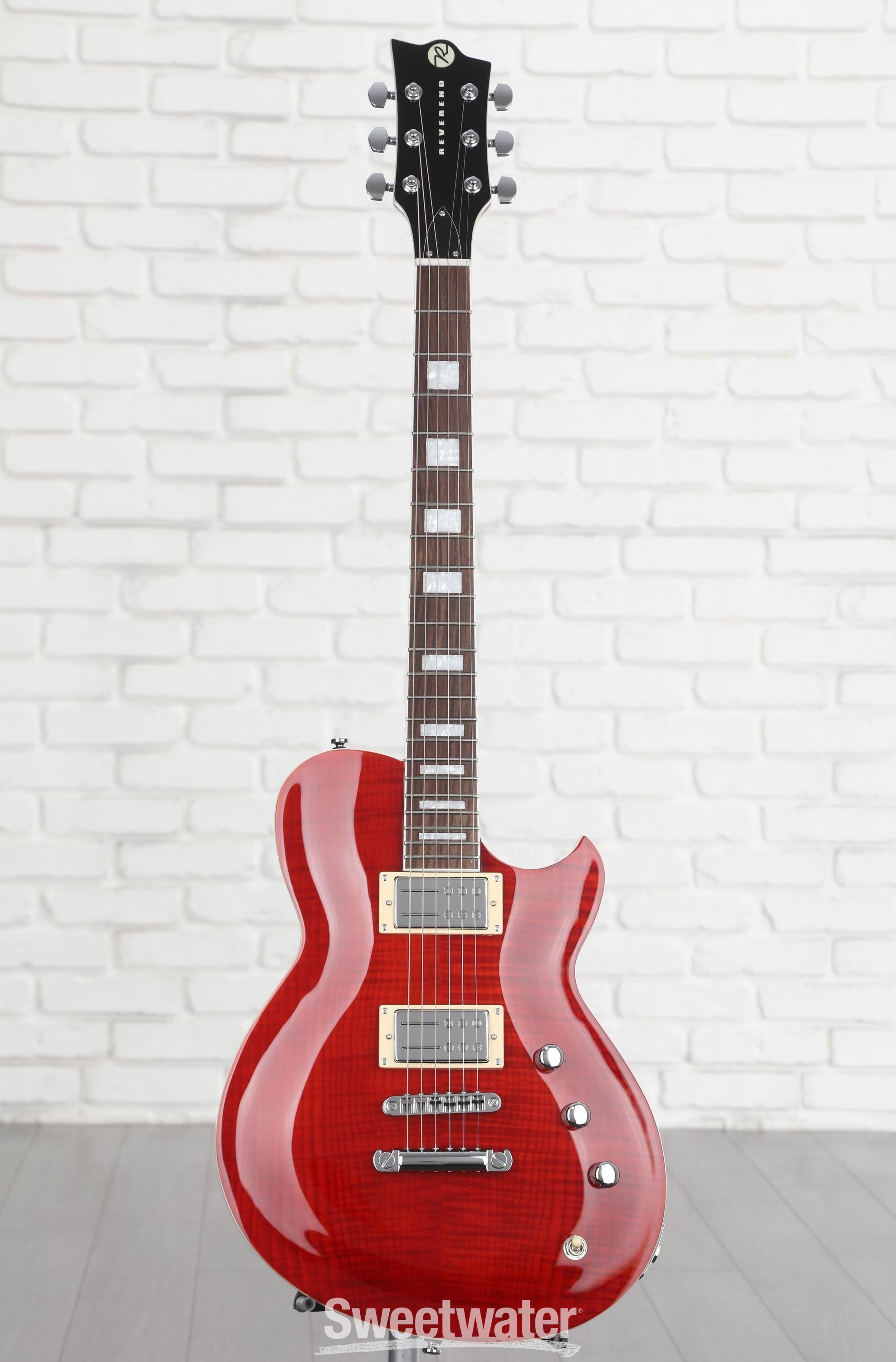 Reverend Roundhouse RA Electric Guitar - Wine Red | Sweetwater