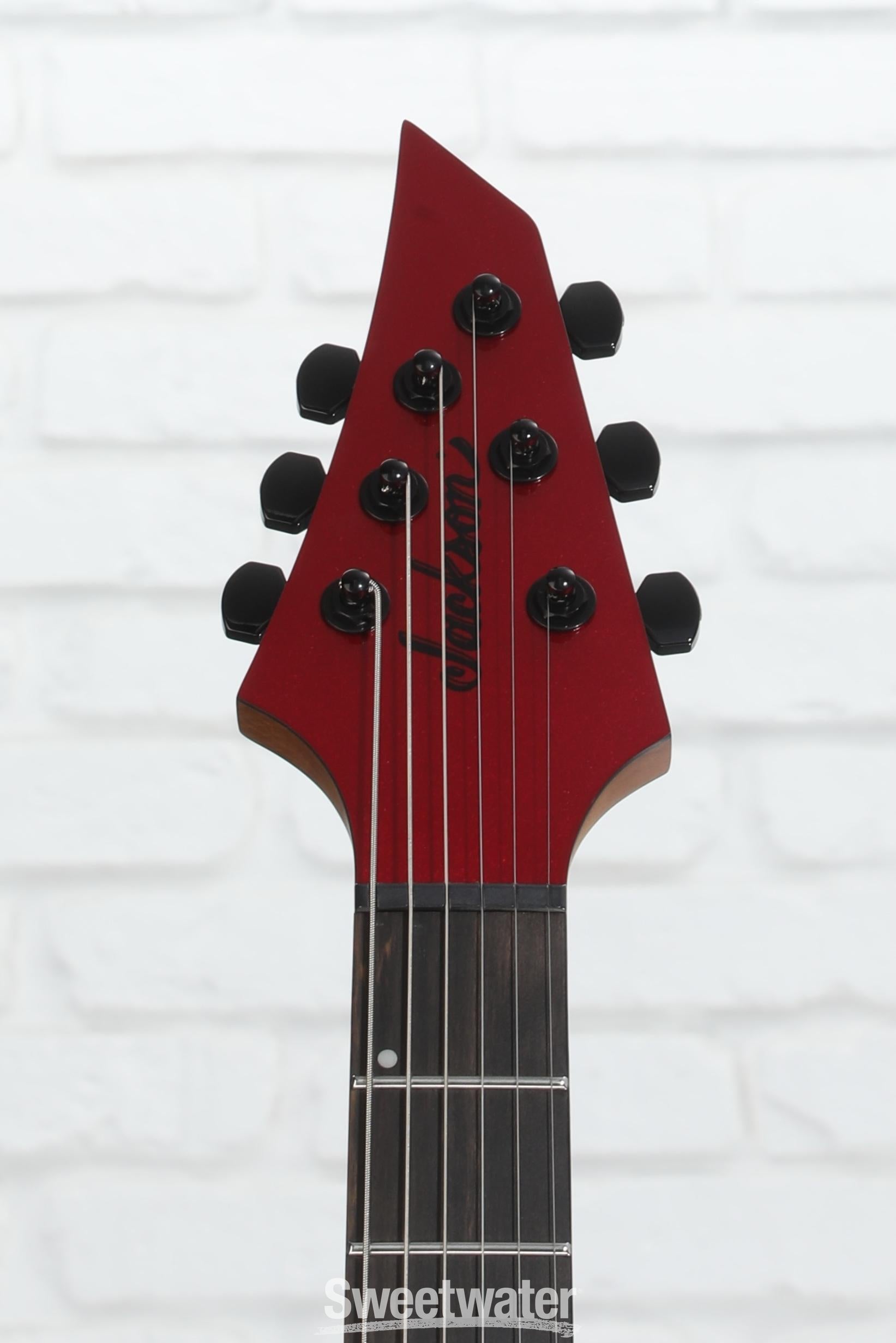 Jackson Pro Plus Signature Misha Mansoor Juggernaut HT6 Electric Guitar - Red Crystal | Sweetwater