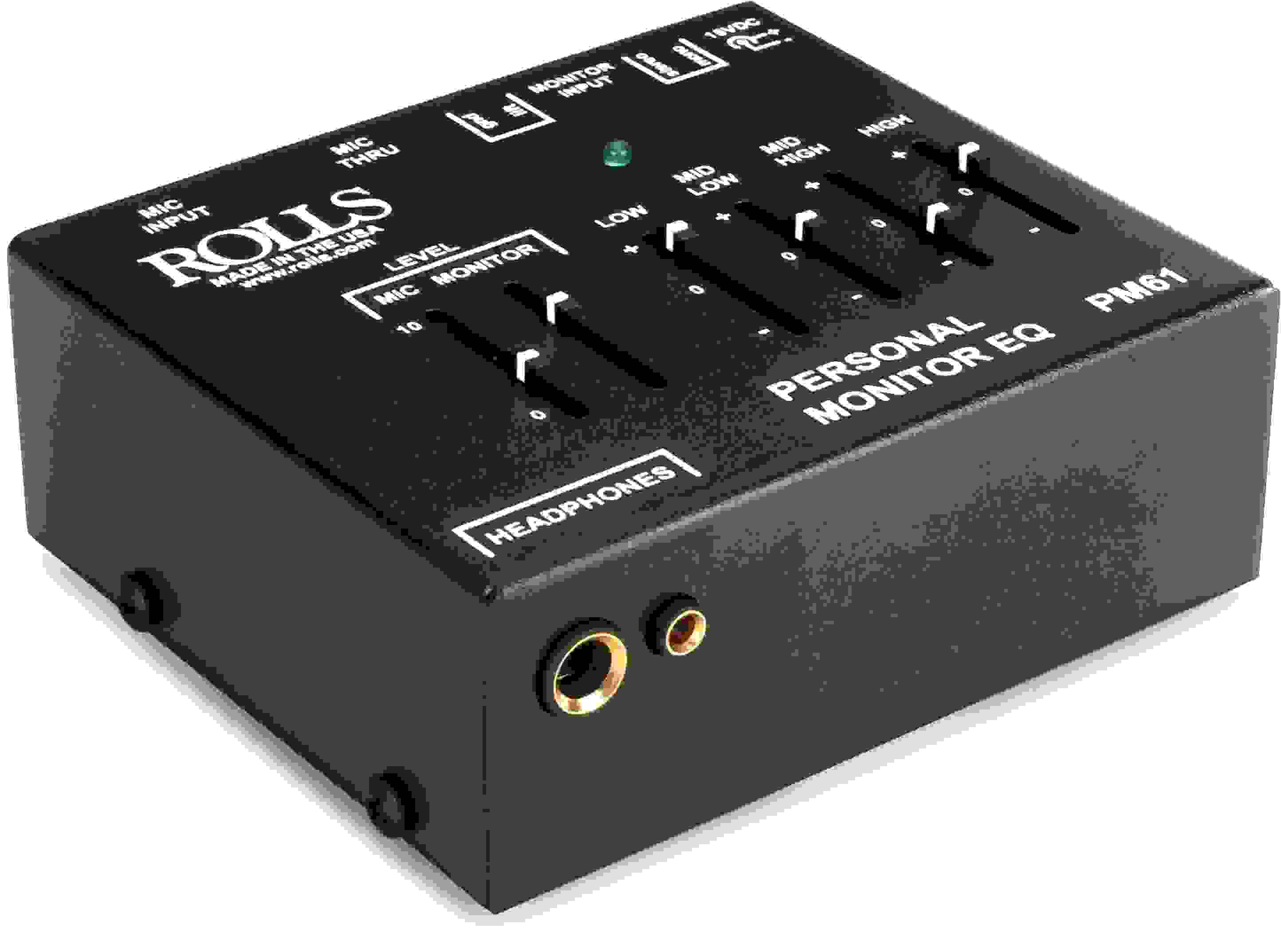 Rolls PM61 Personal Monitor Mixer | Sweetwater