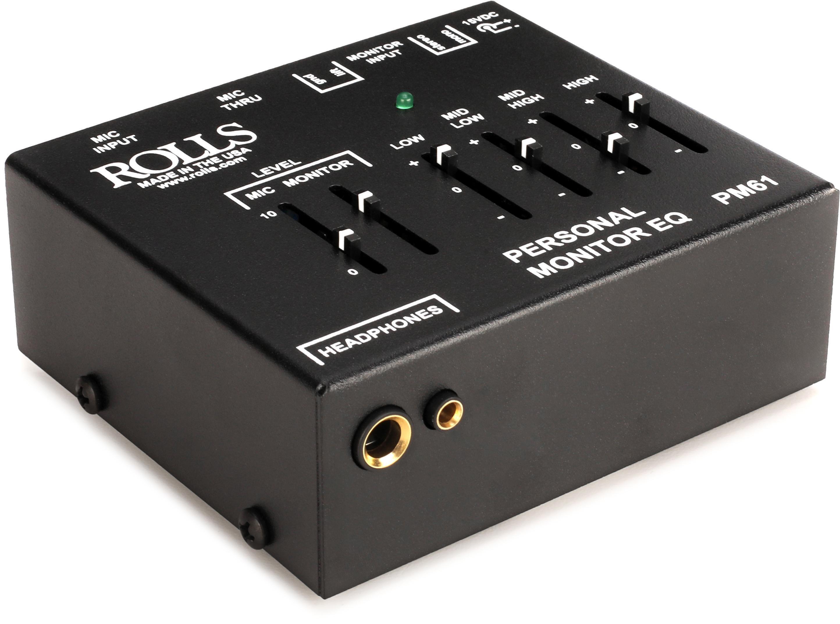 Rolls PM61 Personal Monitor Mixer | Sweetwater