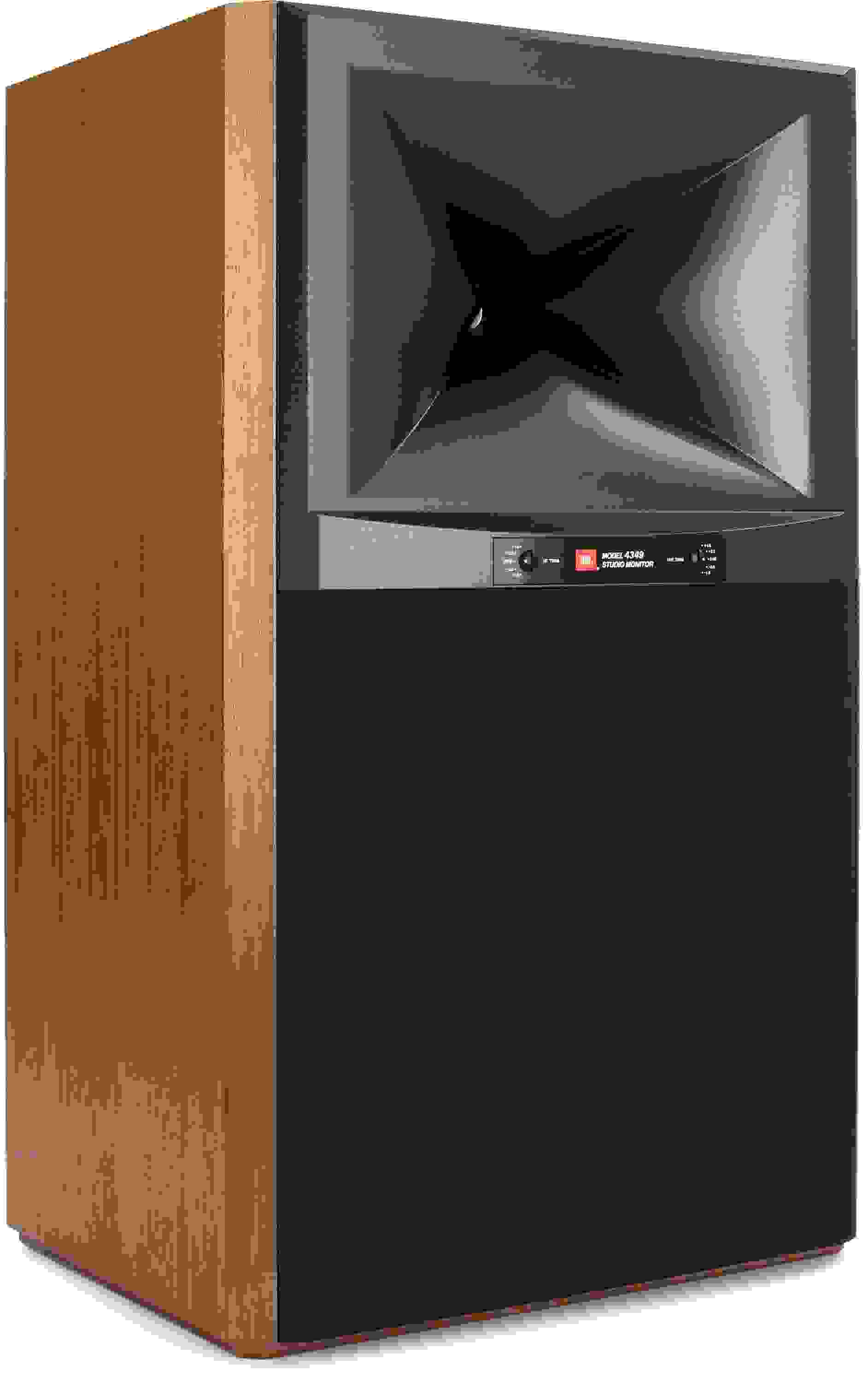 JBL 4349 12-inch 2-way Passive Loudspeaker - Walnut Wood Veneer with Black Grille | Sweetwater