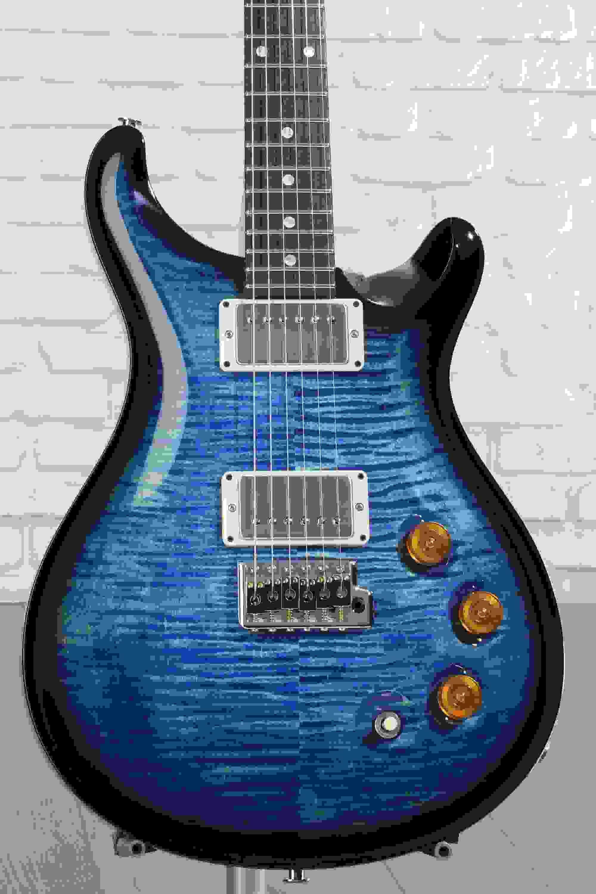 PRS DGT Electric Guitar with Moon Inlays - Faded Blue Jean Wraparound ...
