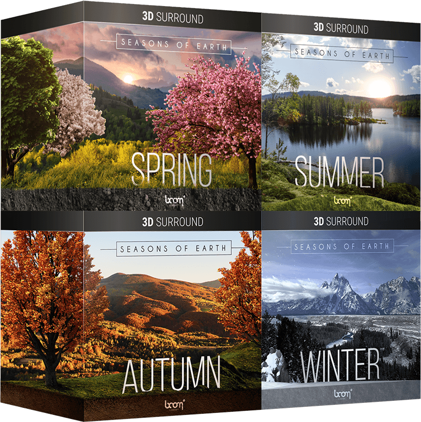Boom Library Seasons of Earth Bundle - 3D Surround Edition | Sweetwater