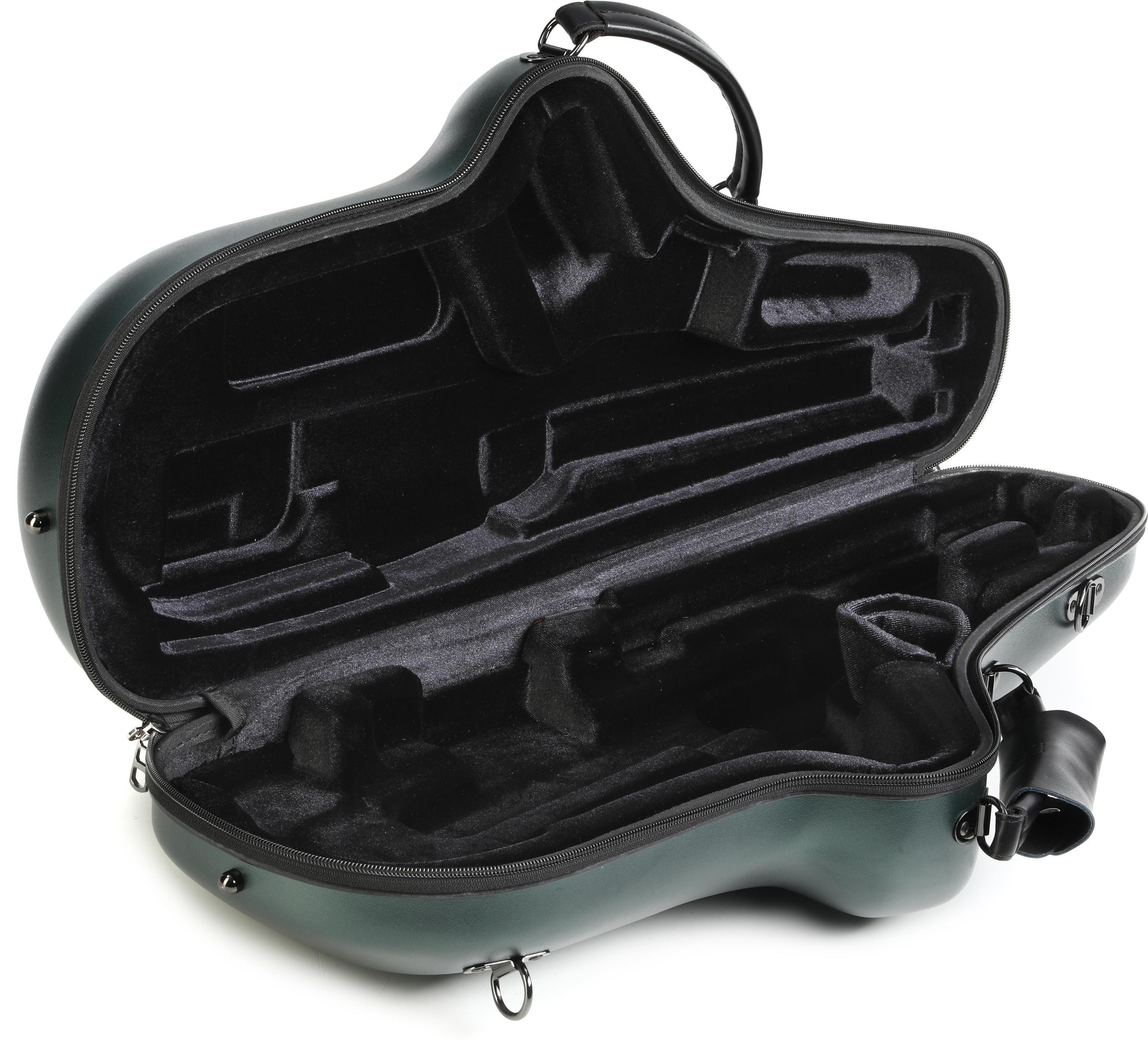 Protec Micro Zip ABS Alto Saxophone Case - Hunter Green | Sweetwater