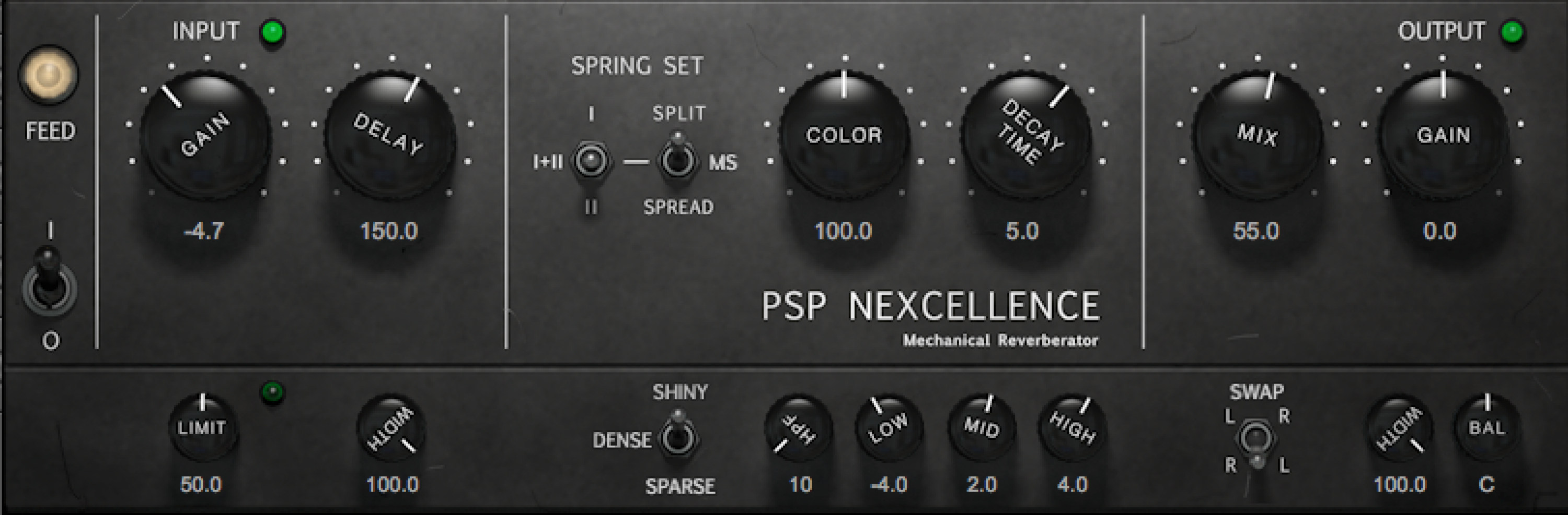 PSP Audioware Nexcellence Spring Reverb Plug-in | Sweetwater