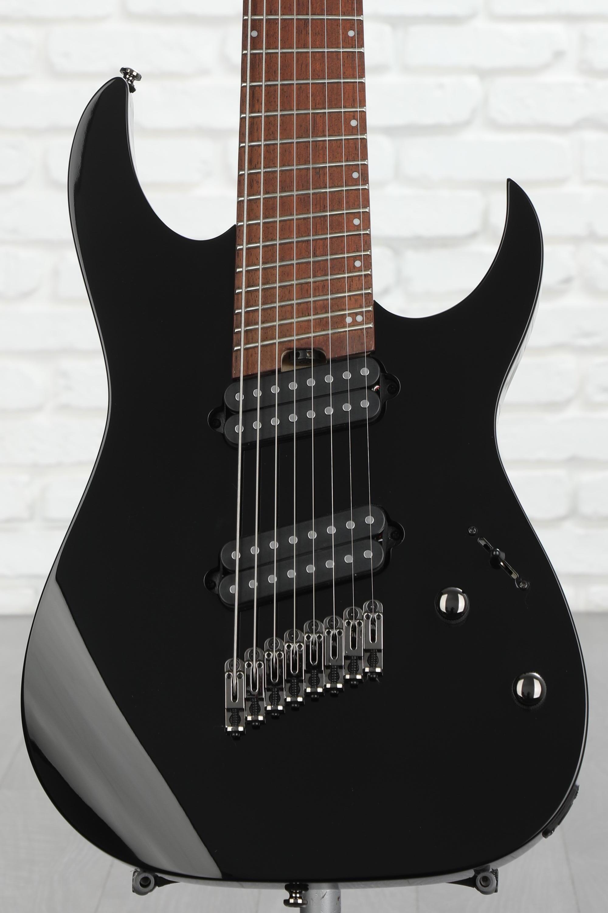 Ibanez RGMS8 Multi-scale 8-String - Black | Sweetwater
