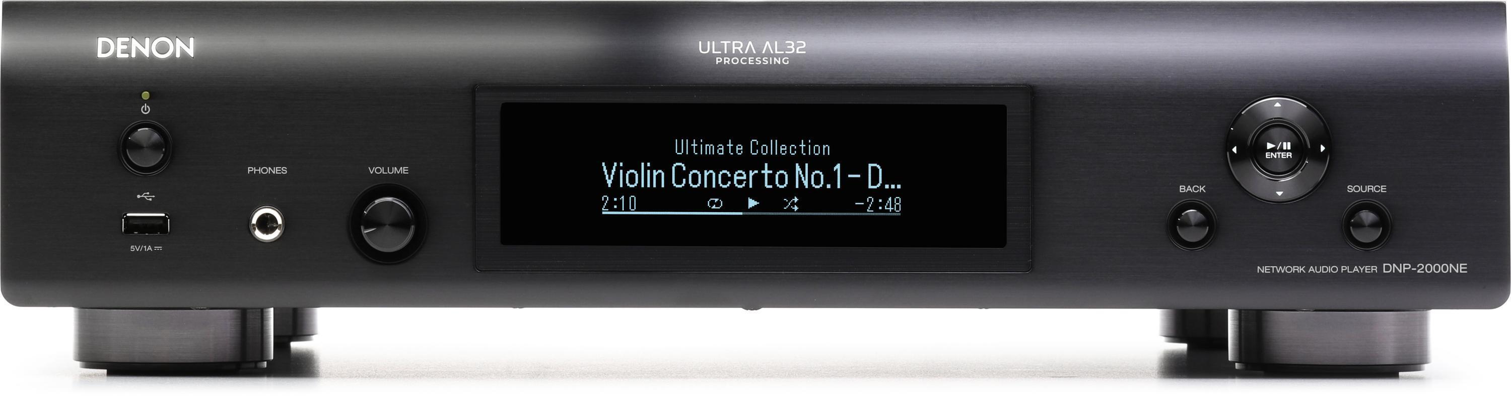 Denon DNP-2000NE High-resolution Audio Streamer with HEOS - Black ...