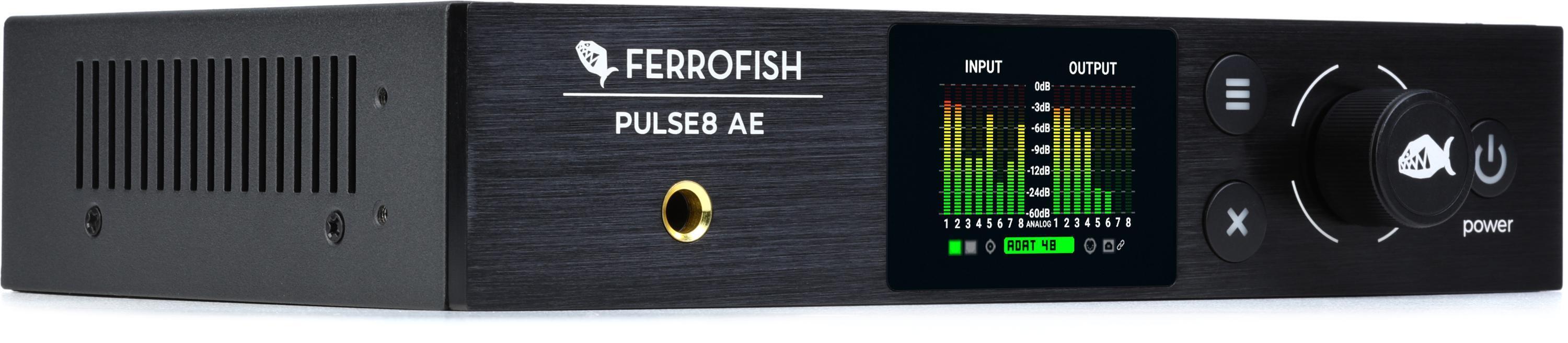 Ferrofish Pulse 8 AE 8 x 8 AD/DA Converter with ADAT | Sweetwater