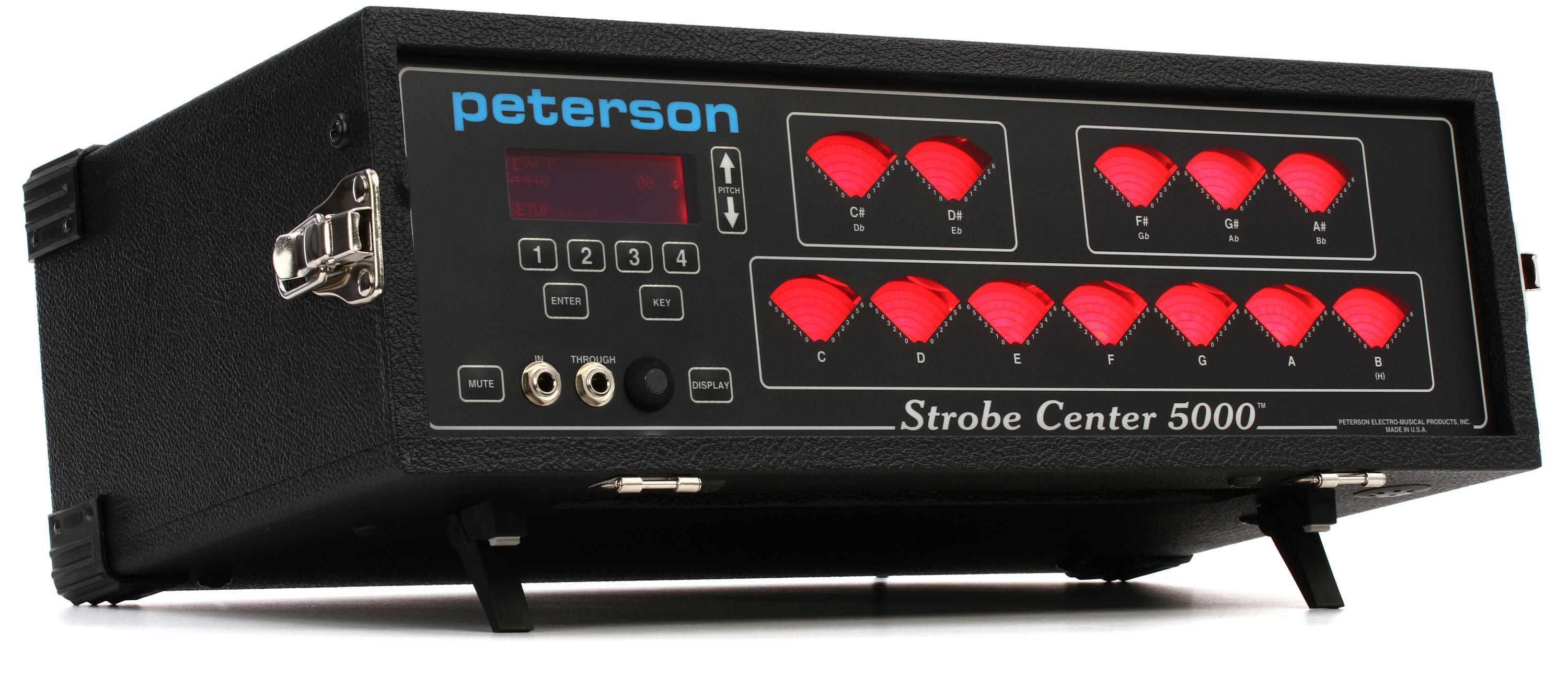 Peterson Strobe Center SC5000-II 12-wheel Mechanical Strobe Tuner with ...