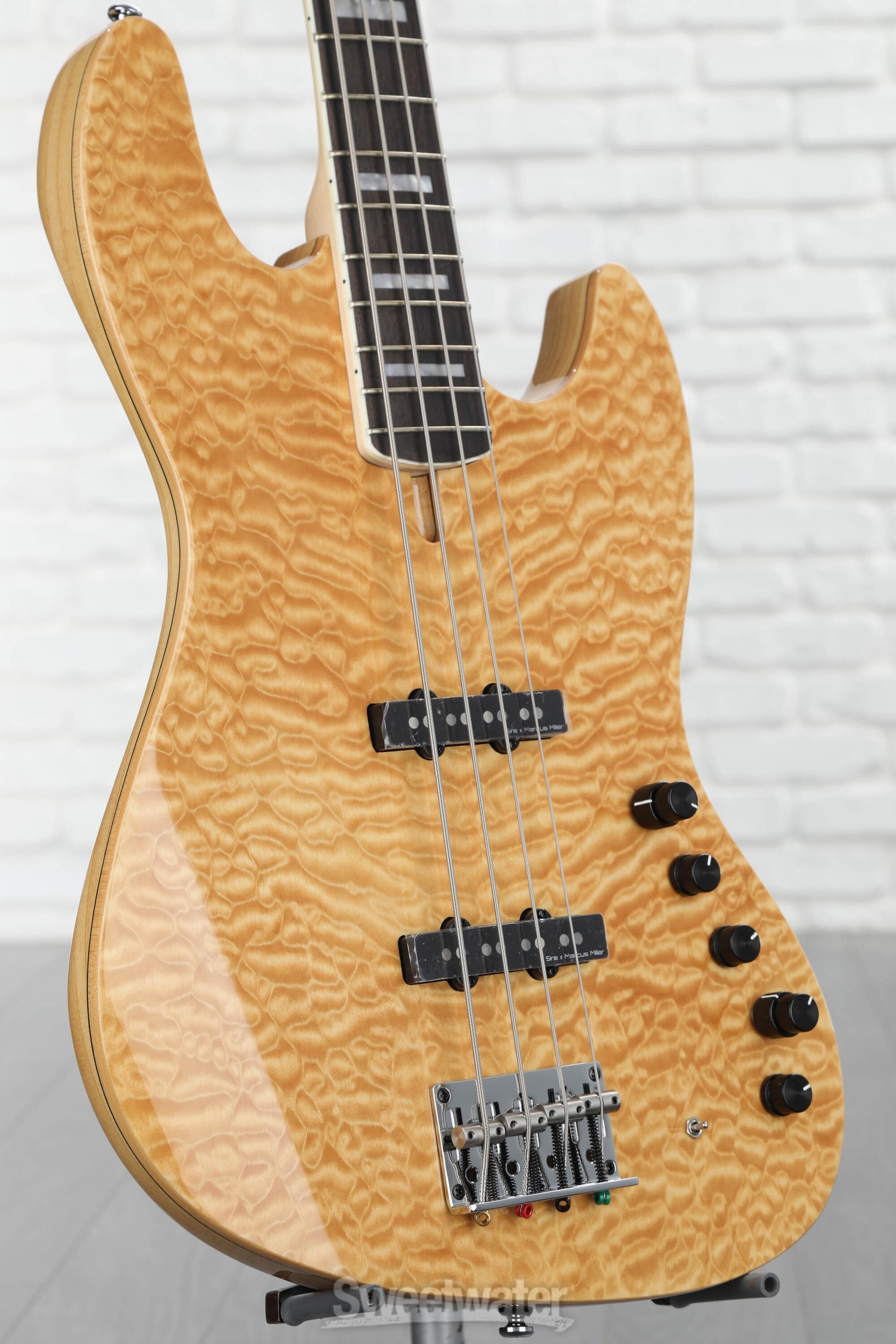 Sire Marcus Miller V9 Swamp Ash 4-string Bass Guitar - Natural | Sweetwater