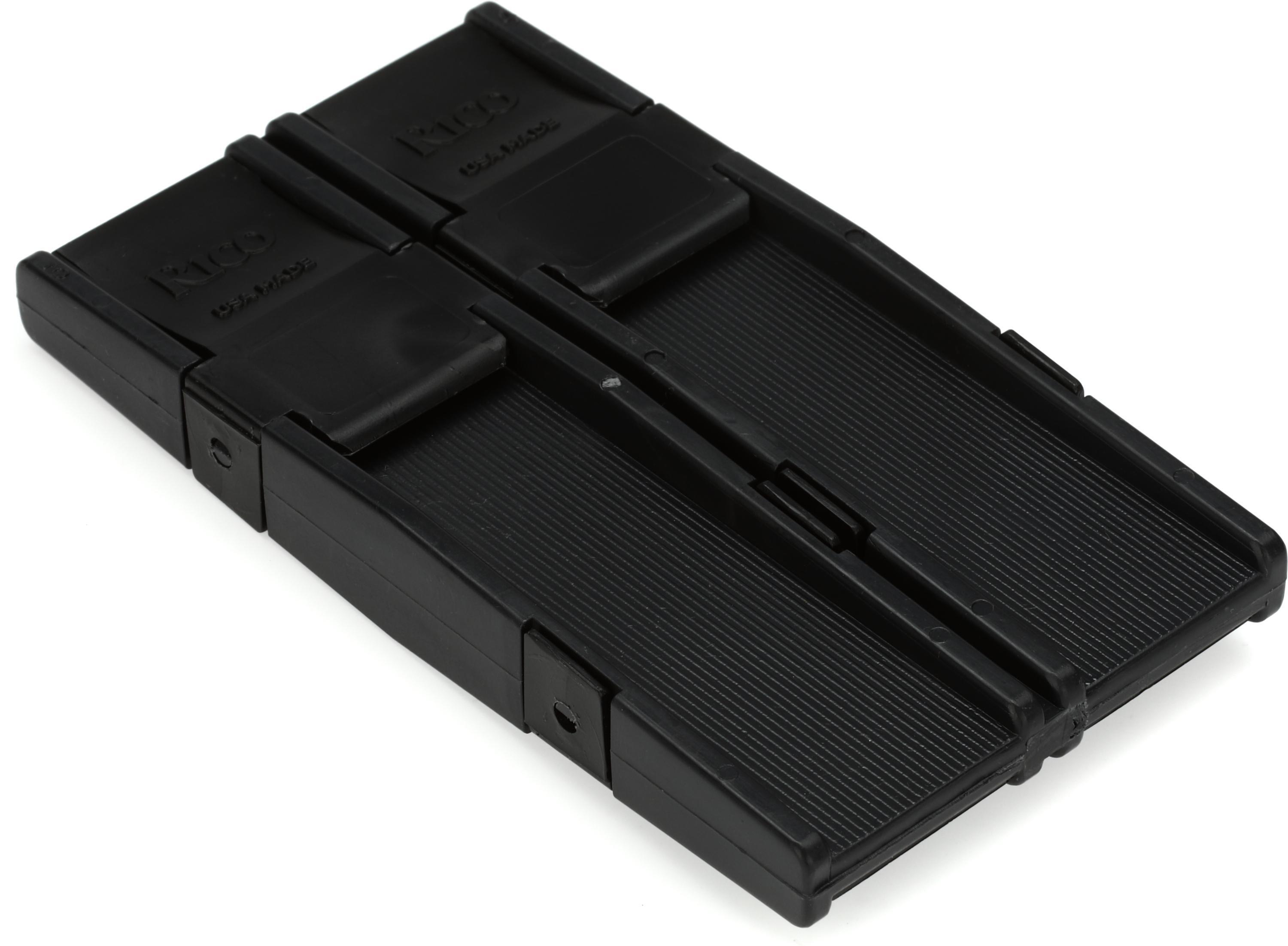 D'Addario Rico Large Reed Guard IV for Tenor/Baritone Saxophone - Black ...