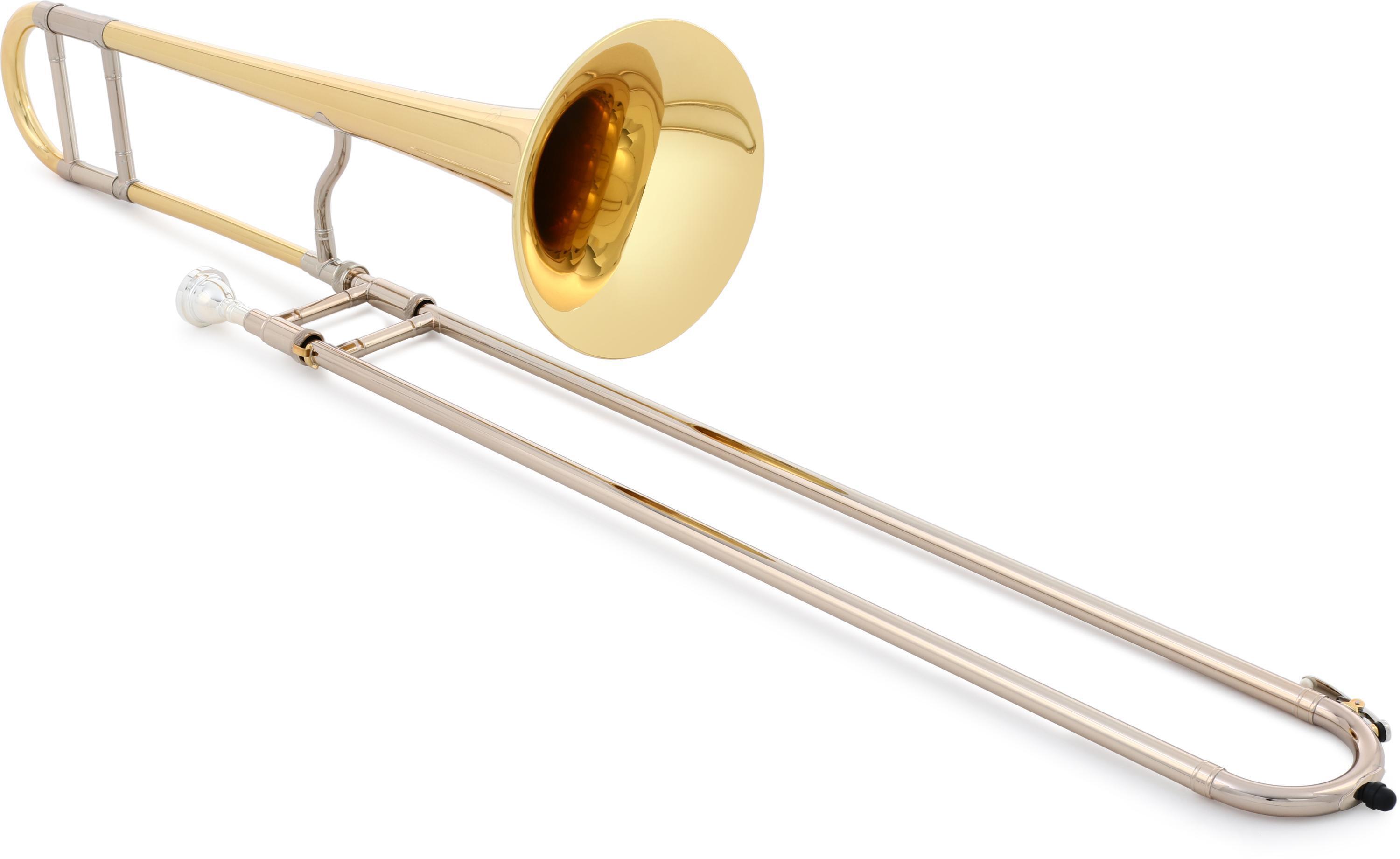 XO 1632GL-LT Professional Tenor Trombone - Gold Lacquer | Sweetwater