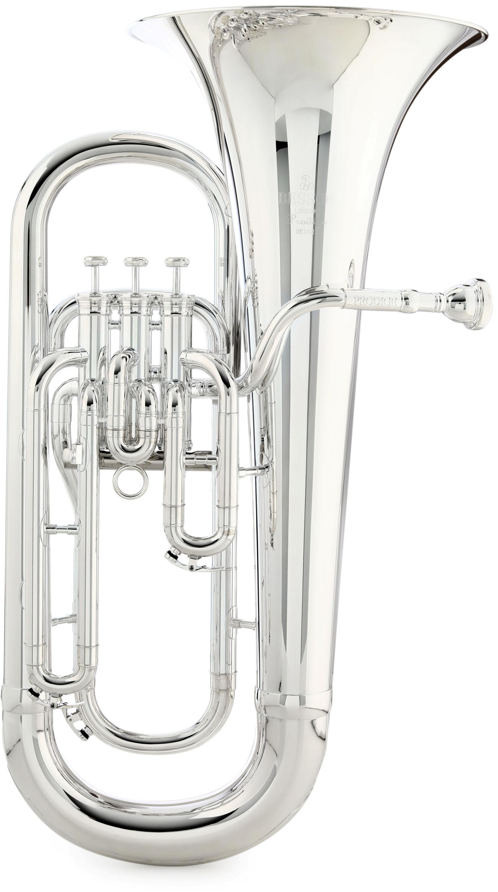Besson BE162 Prodige Student Euphonium - Silver Plated | Sweetwater