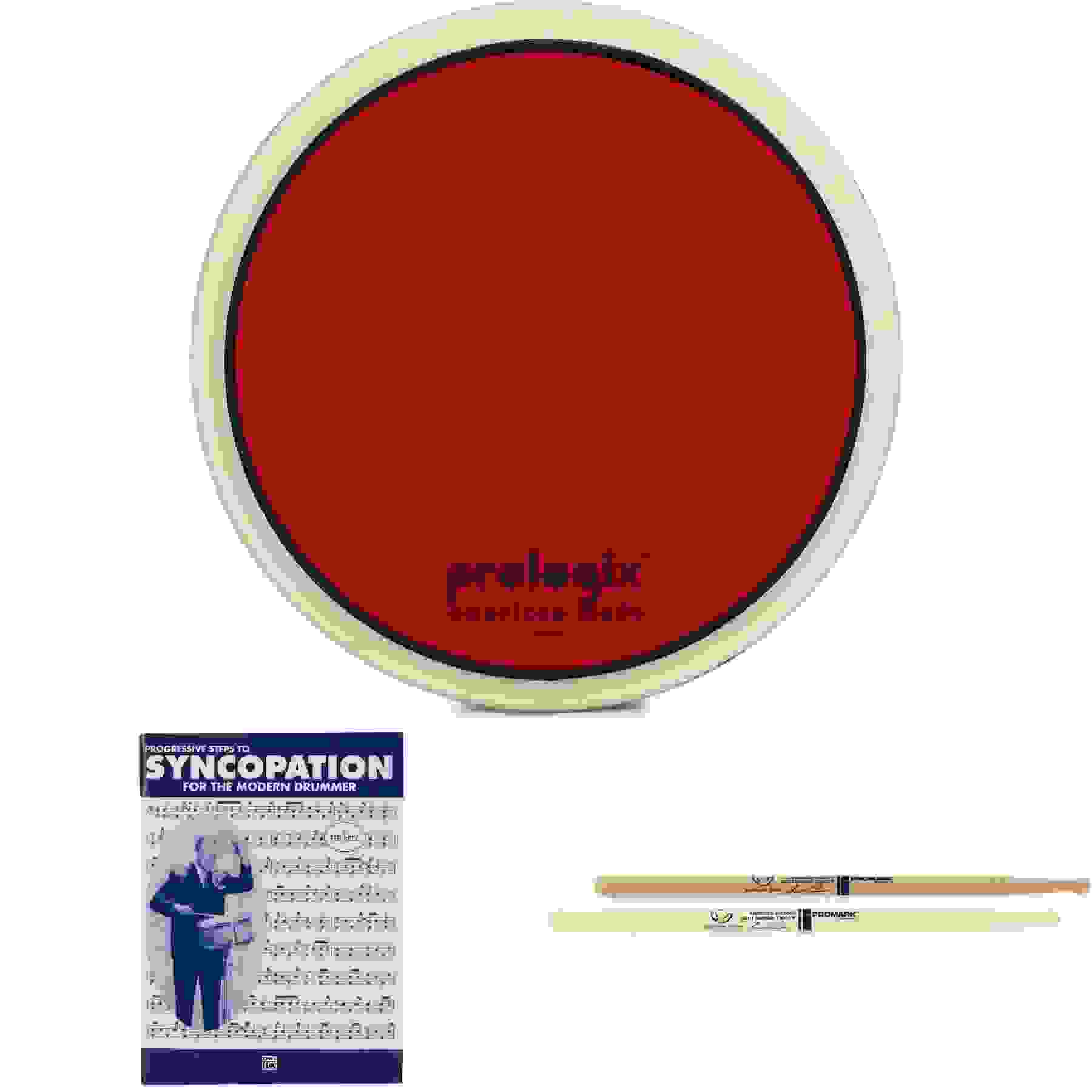 Prologix Percussion Red Storm Practice Pad 12-inch Stands Bundle - VST ...