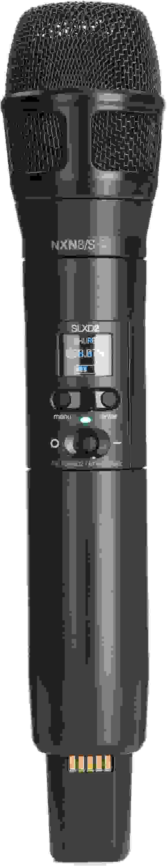 Shure SLXD2/Nexadyne Wireless Handheld Microphone Transmitter - Black | Sweetwater