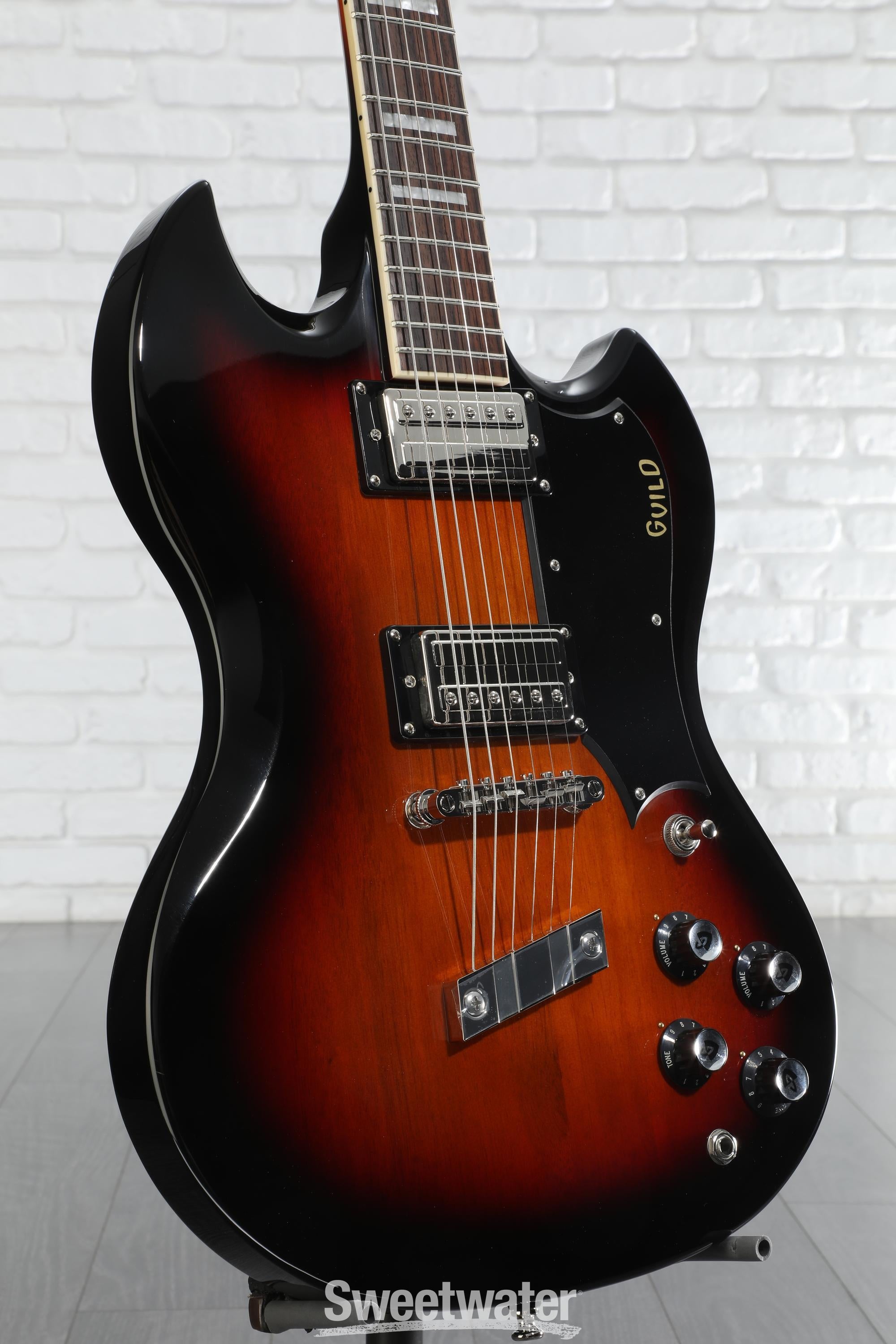 Guild Polara Deluxe Electric Guitar - Vintage Sunburst | Sweetwater