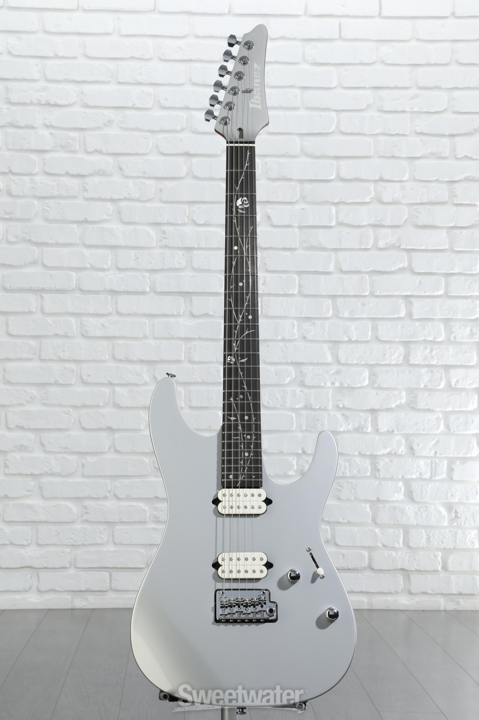 Ibanez TOD10 Tim Henson Signature Electric Guitar - Classic Silver ...