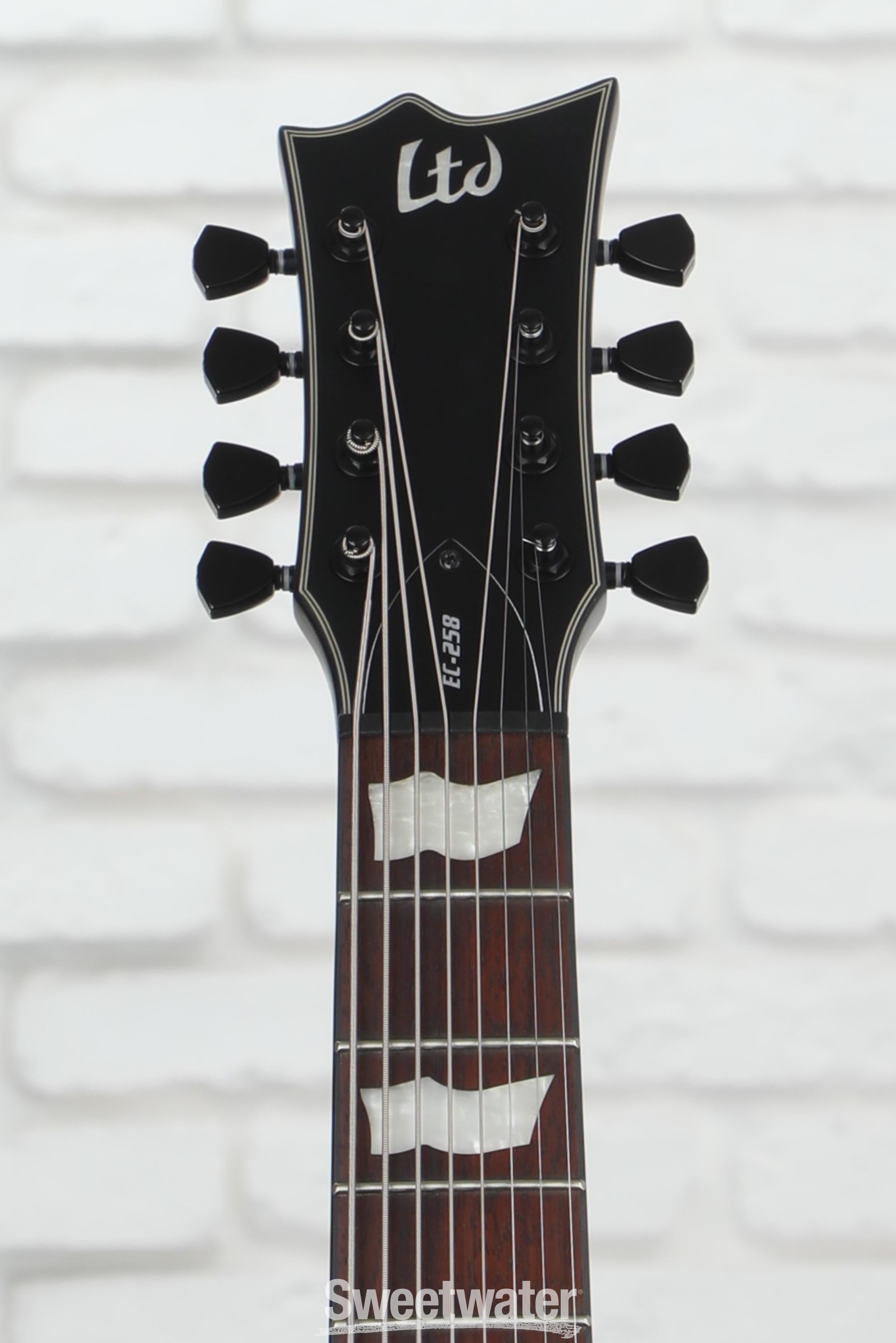 ESP LTD EC-258 - Black Satin | Sweetwater