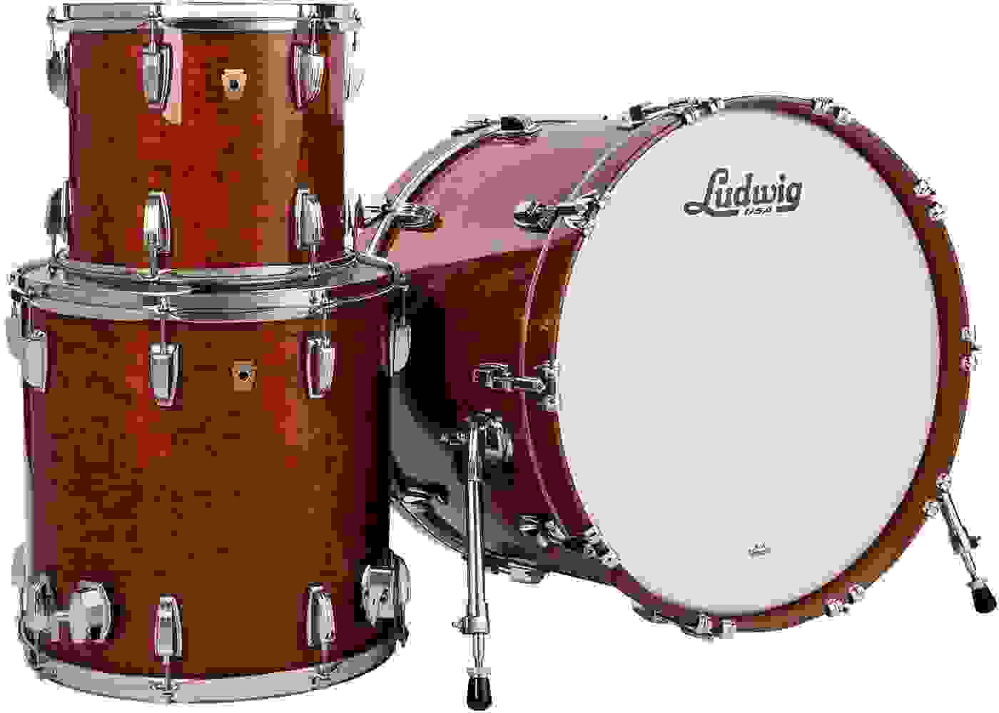 Ludwig Legacy Maple 3-piece Shell Pack - African Bubinga | Sweetwater