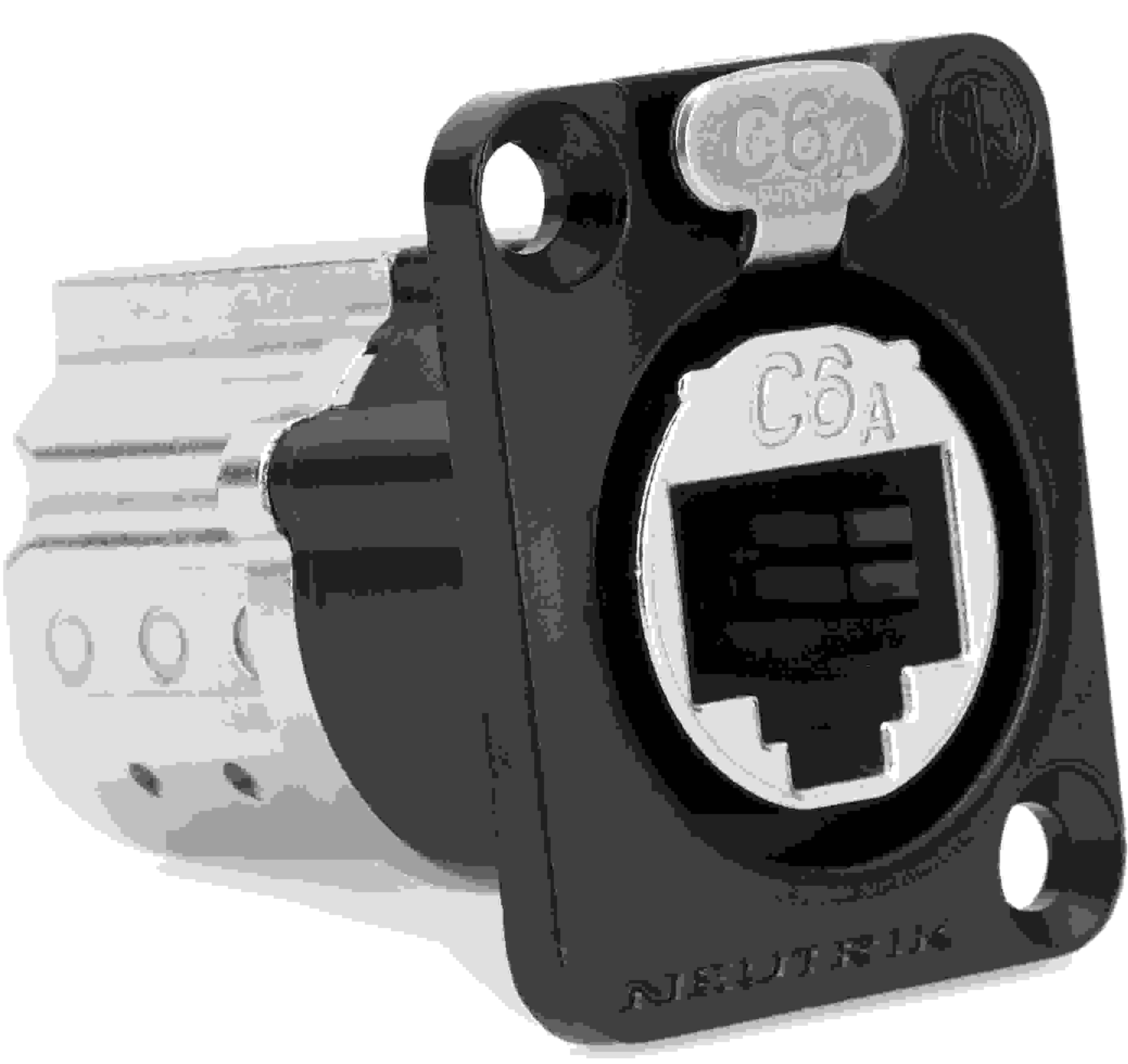 Neutrik NE8FDX-P6-B Panel Connector | Sweetwater