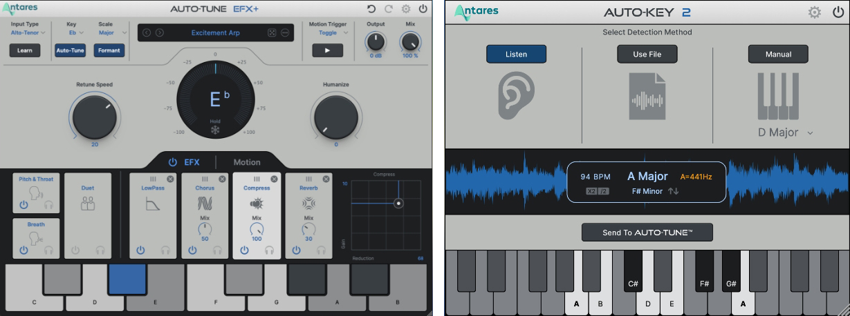 Antares Auto-Tune EFX+ and Auto-Key 2 Plug-in Bundle | Sweetwater