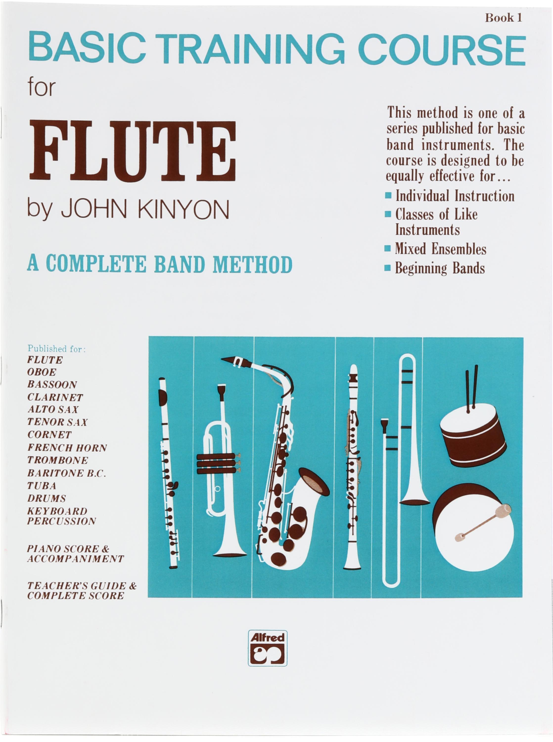 Alfred John Kinyon's Basic Training Course - Flute, Book 1 | Sweetwater