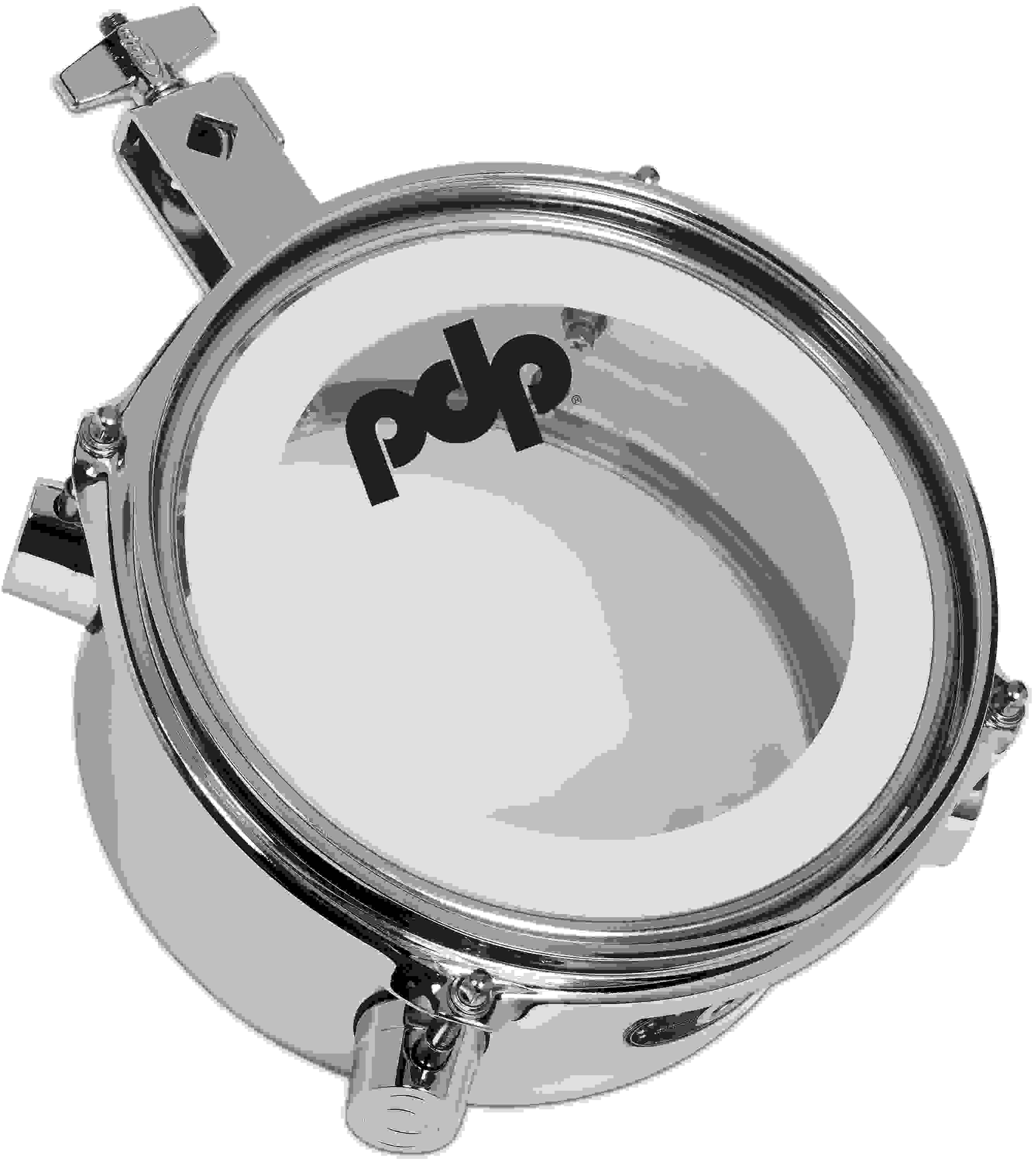 PDP Mini Timbale - 4 inches x 8 inches, Chrome over Steel | Sweetwater