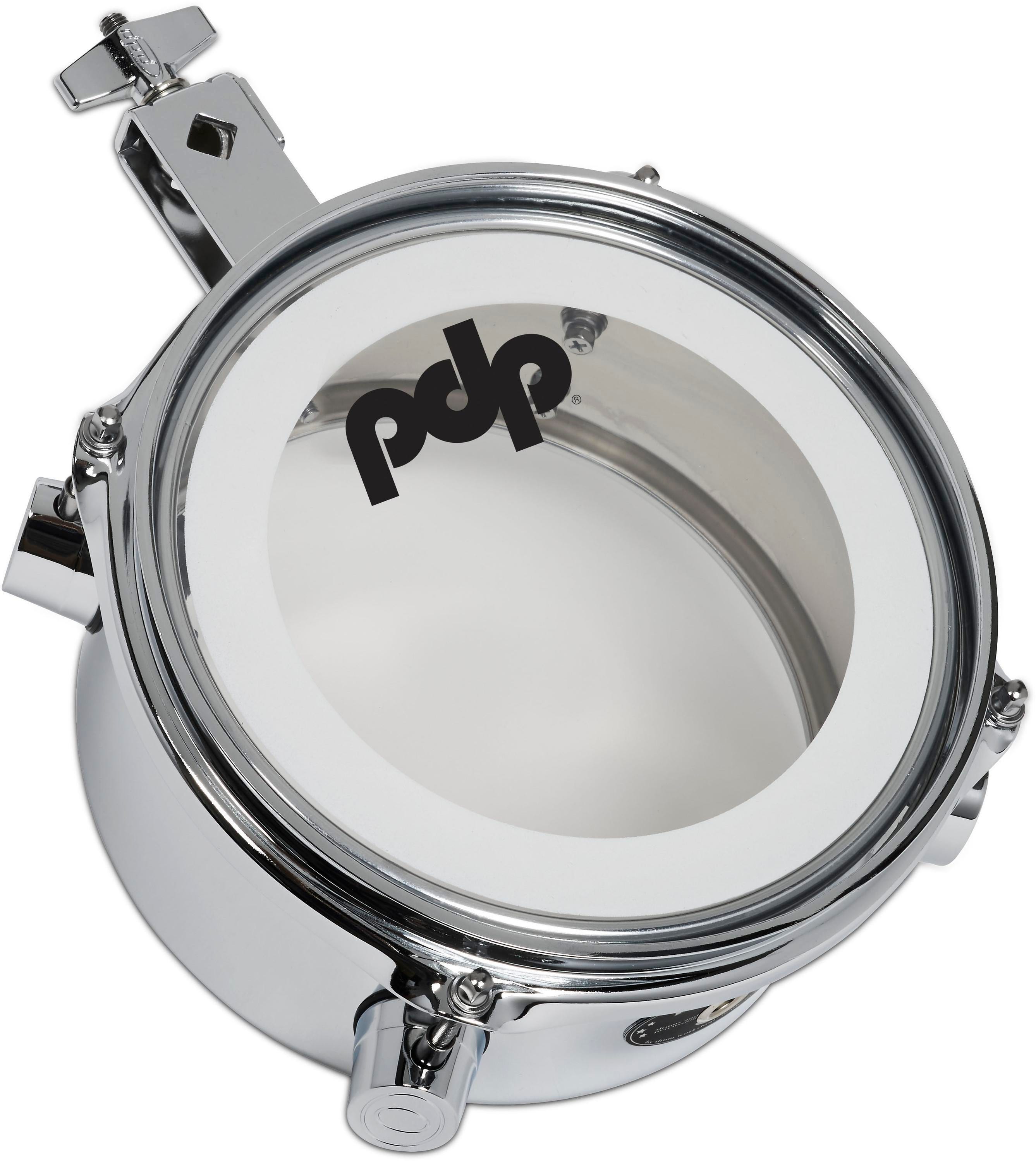 PDP Mini Timbale - 4 inches x 8 inches, Chrome over Steel | Sweetwater