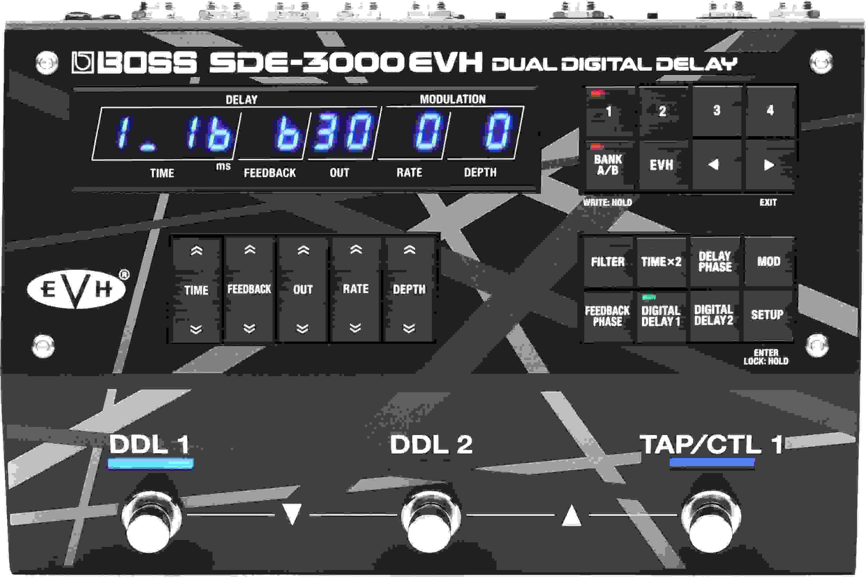 Boss SDE-3000EVH Dual Digital Delay Pedal | Sweetwater