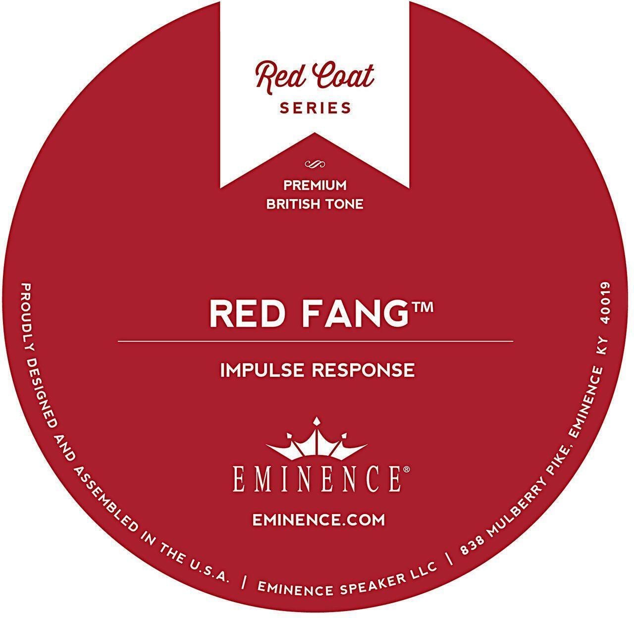 Eminence Red Fang Speaker Impulse Response | Sweetwater