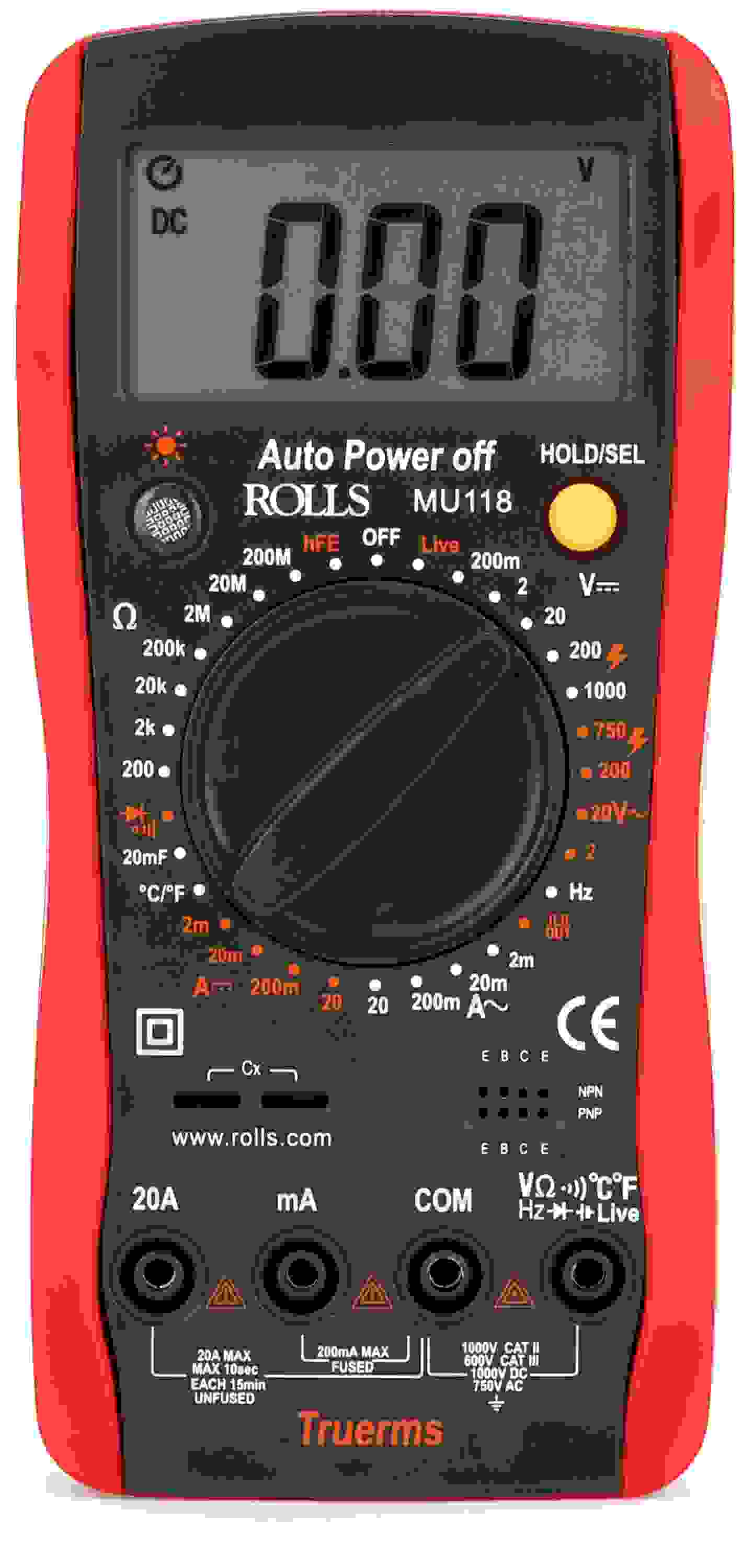 Rolls MU118 Digital Multimeter | Sweetwater