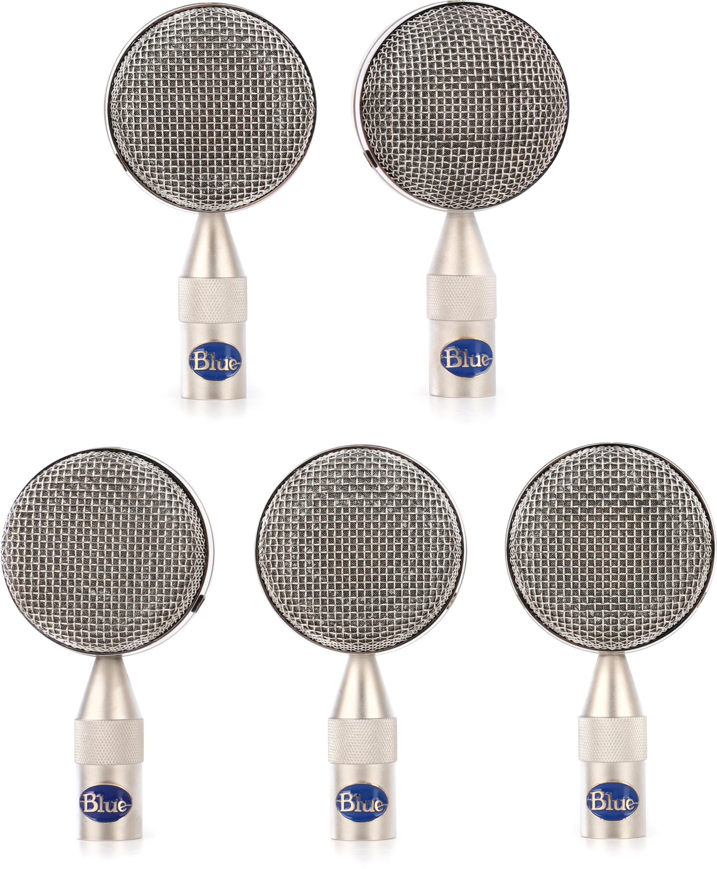 Blue Microphones Bottle Cap Kit 5 Microphone Capsule Kit with Carry ...