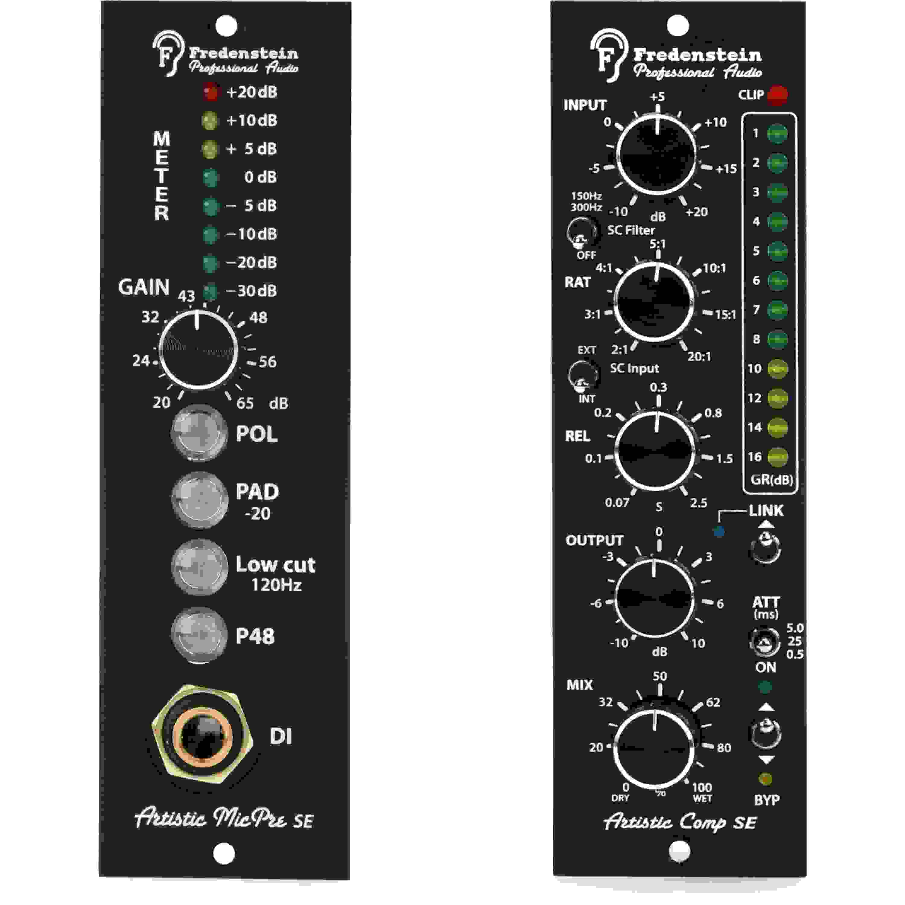 Fredenstein Artistic MicPre SE and Comp SE FET 500 Series Modules ...