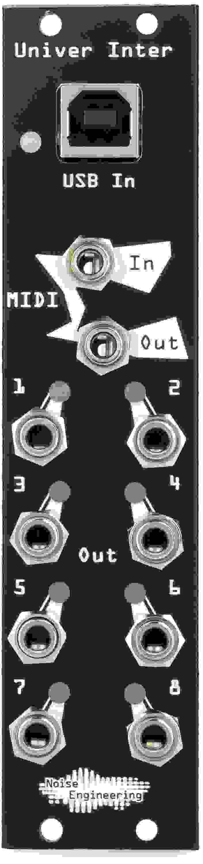 Noise Engineering Univer Inter Chainable 8-output MIDI-to-CV converter and USB MIDI interface ...