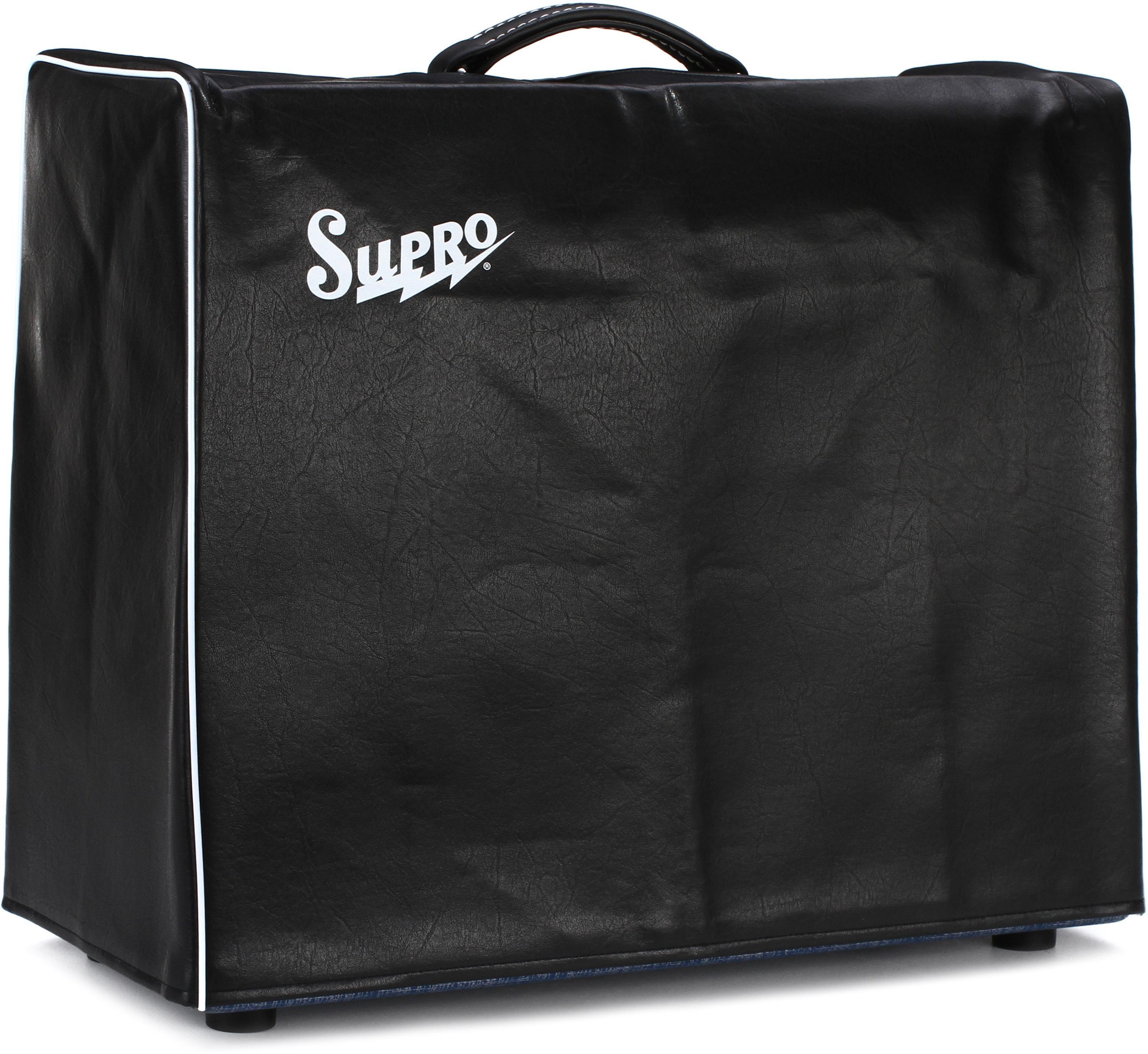 Supro Black Vinyl Amp Cover w/Logo - 1x15" | Sweetwater