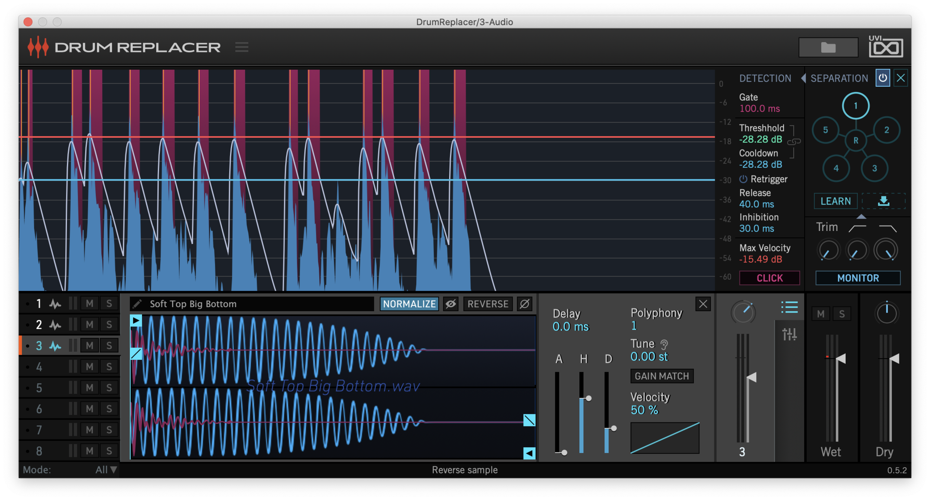 UVI Drum Replacer Modern Drum Software Instrument | Sweetwater