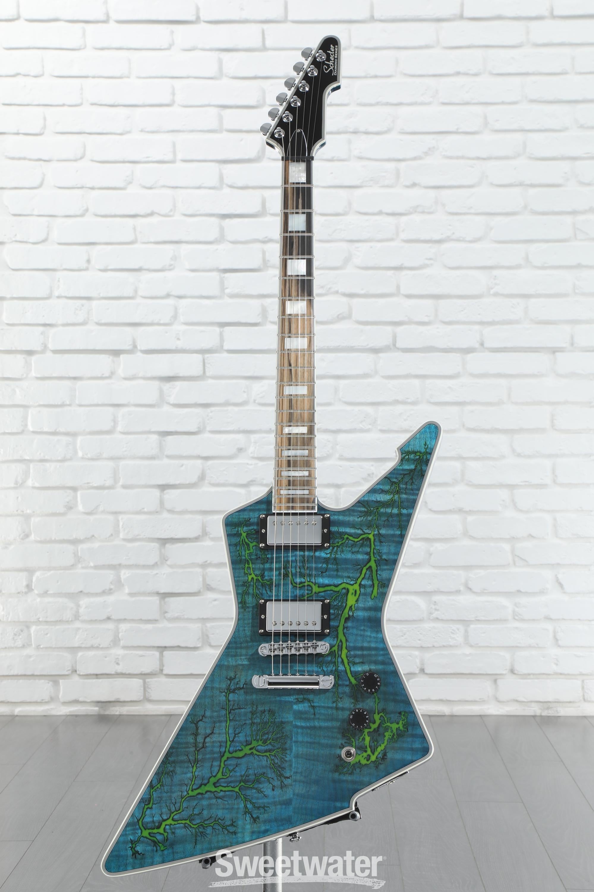 Schecter E-1 Electro Resin Electric Guitar - Yellow Electro Resin ...