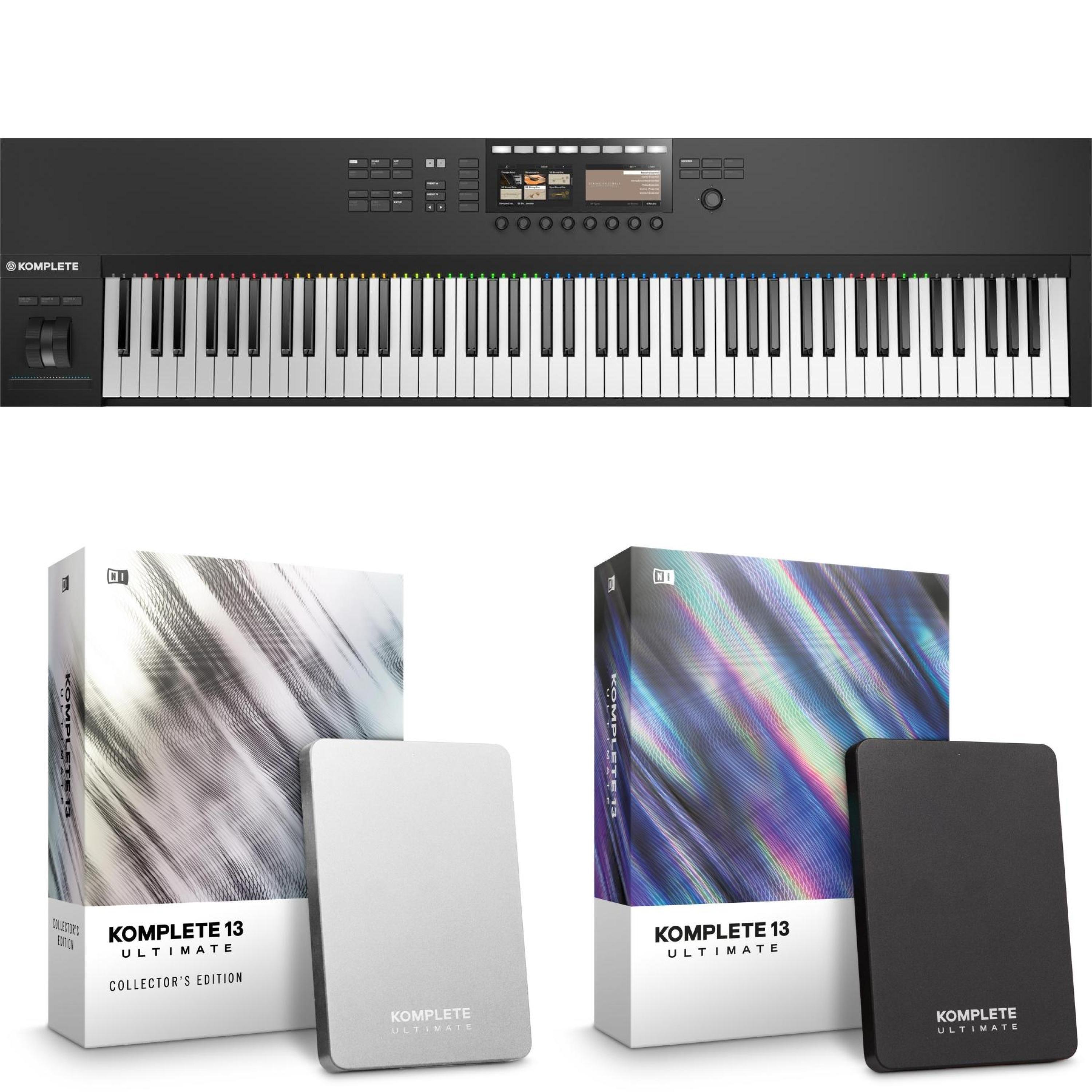 Native Instruments Komplete Kontrol S88 MK2 with Komplete 13 Ultimate ...
