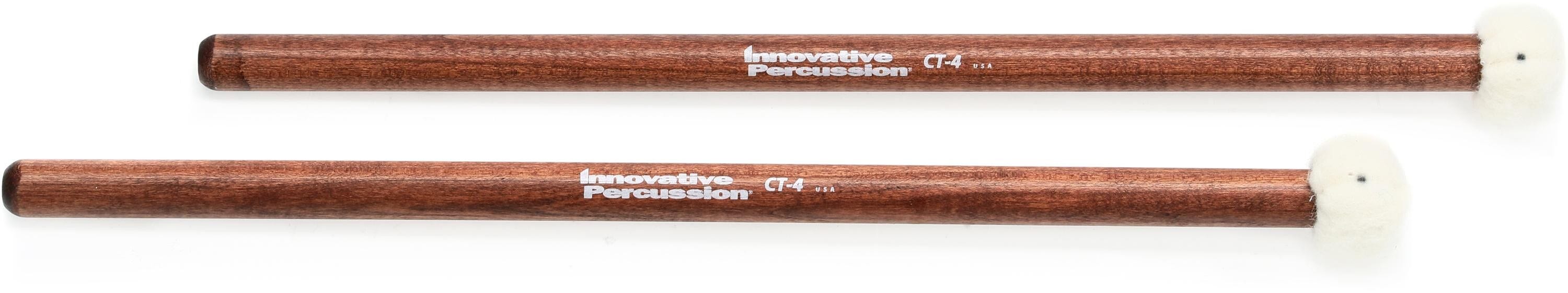 Innovative Percussion CT-4 Concert Timpani Mallets - Medium Hard ...
