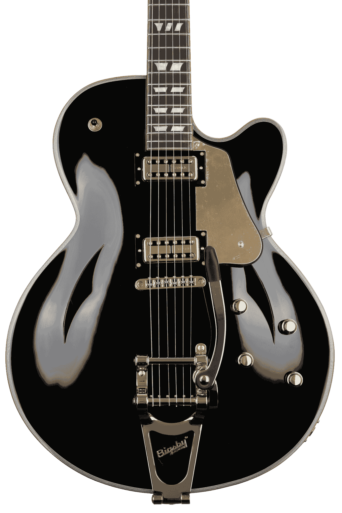 Schecter Coupe Hollowbody Guitar - Black | Sweetwater