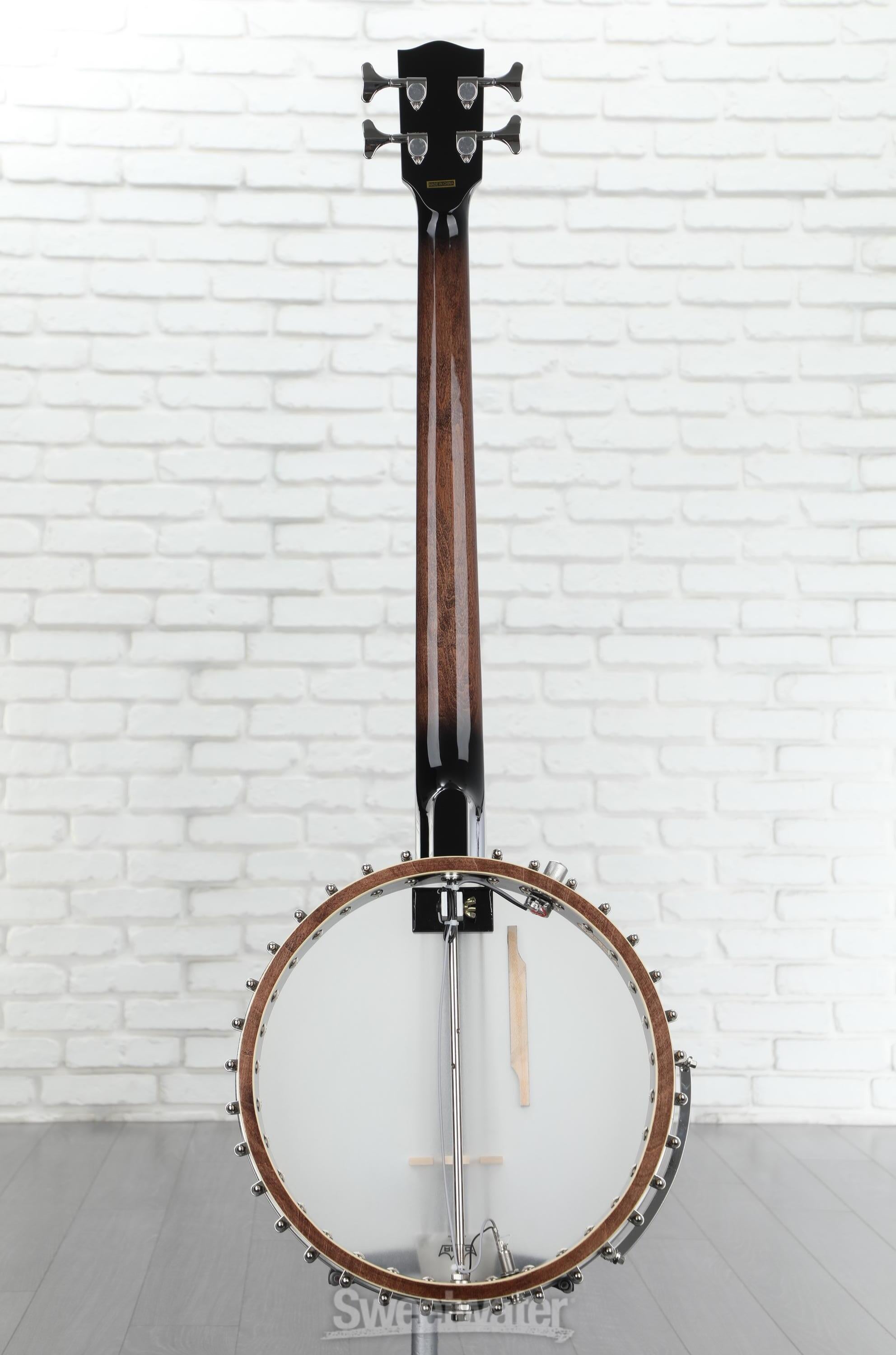 Gold Tone BB-400+ Acoustic-electric Banjo Bass - Natural High Gloss ...