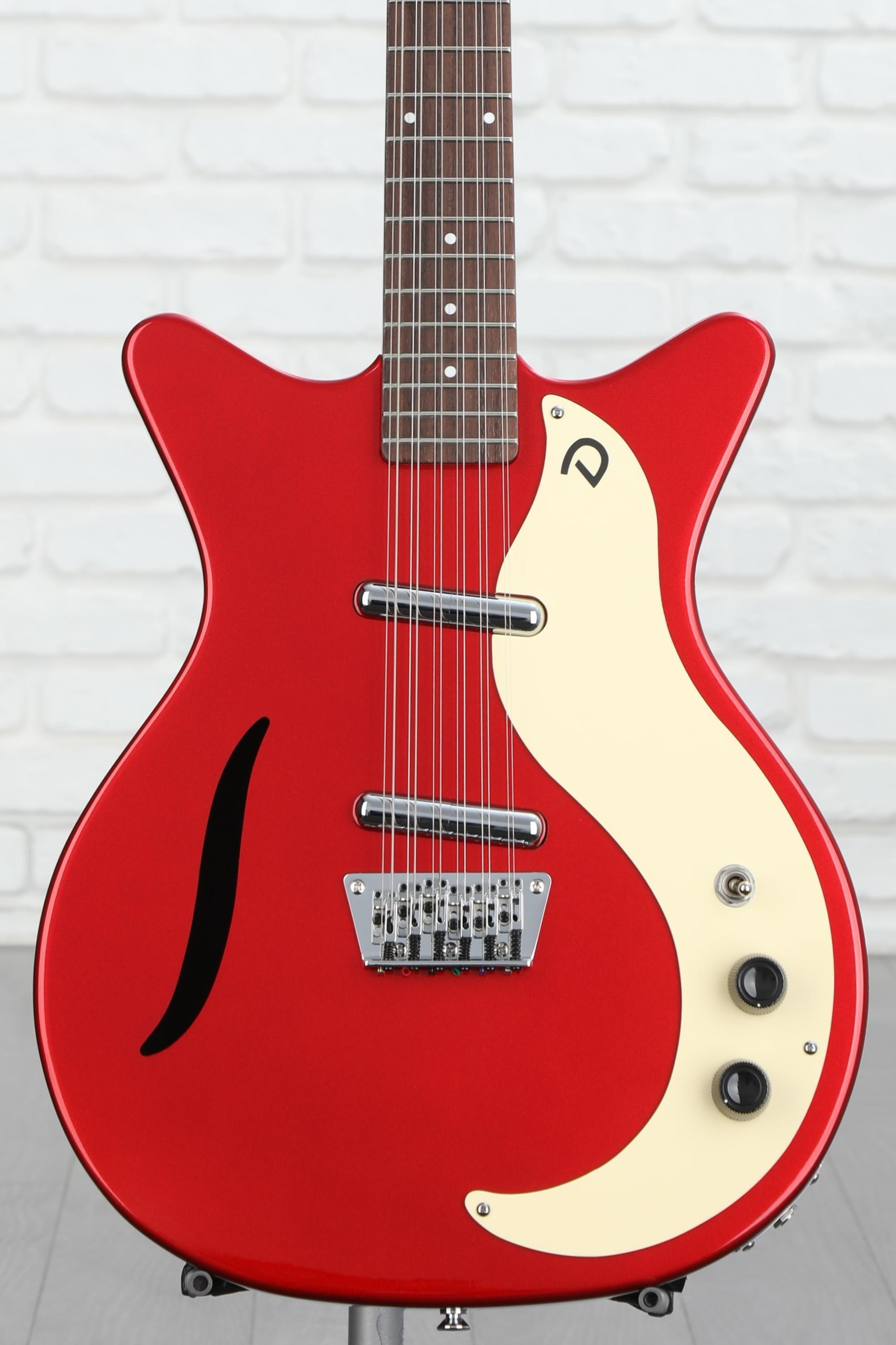 Danelectro Vintage 12 String Electric Guitar - Red Metallic | Sweetwater