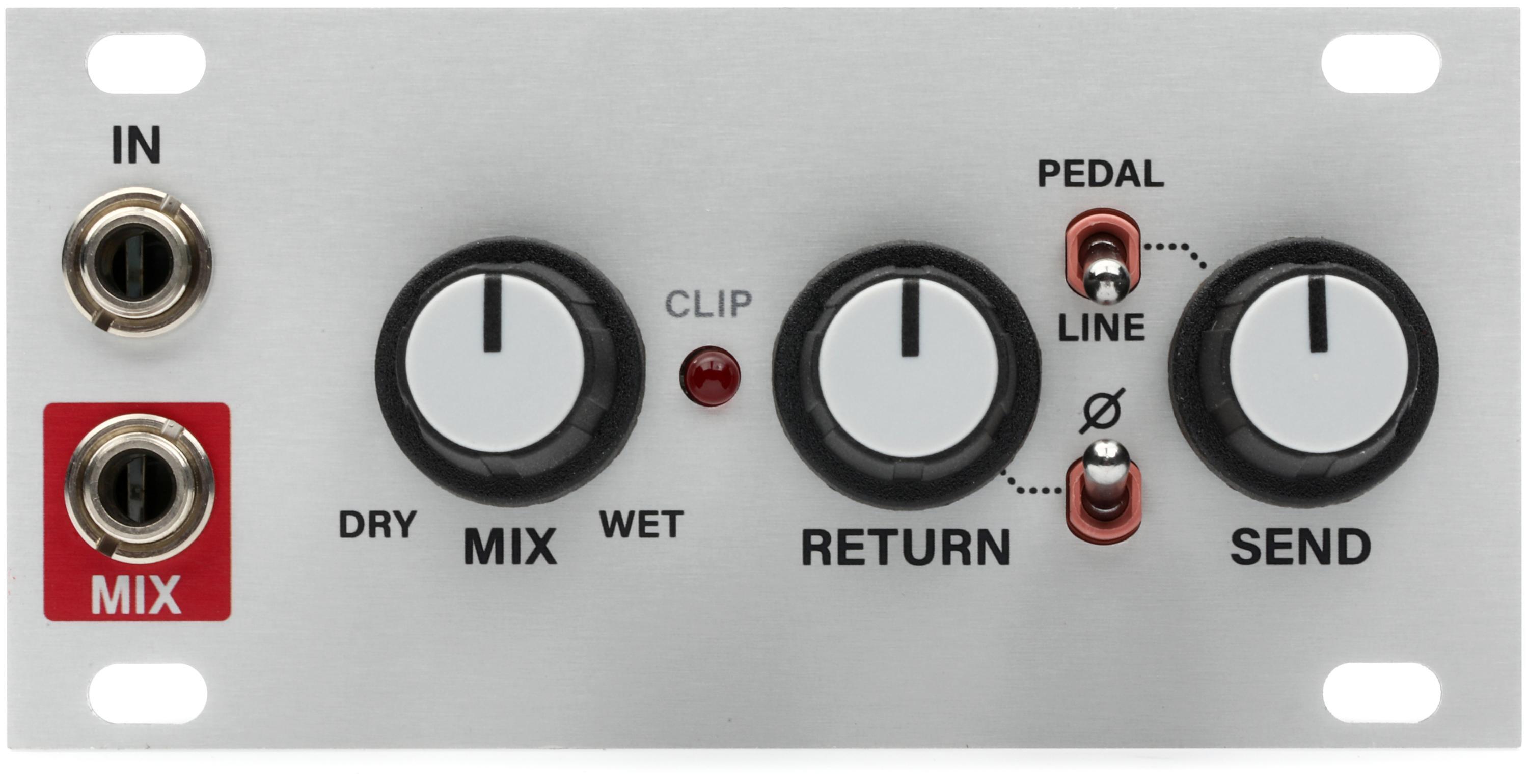 Intellijel Pedal I/O 1U Effects Pedal Send/Return Module and High ...