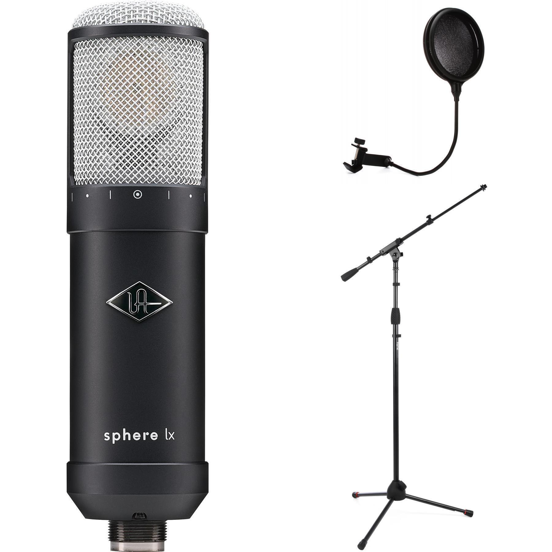 Universal Audio Sphere LX Modeling Microphone System with Mic Stand and ...
