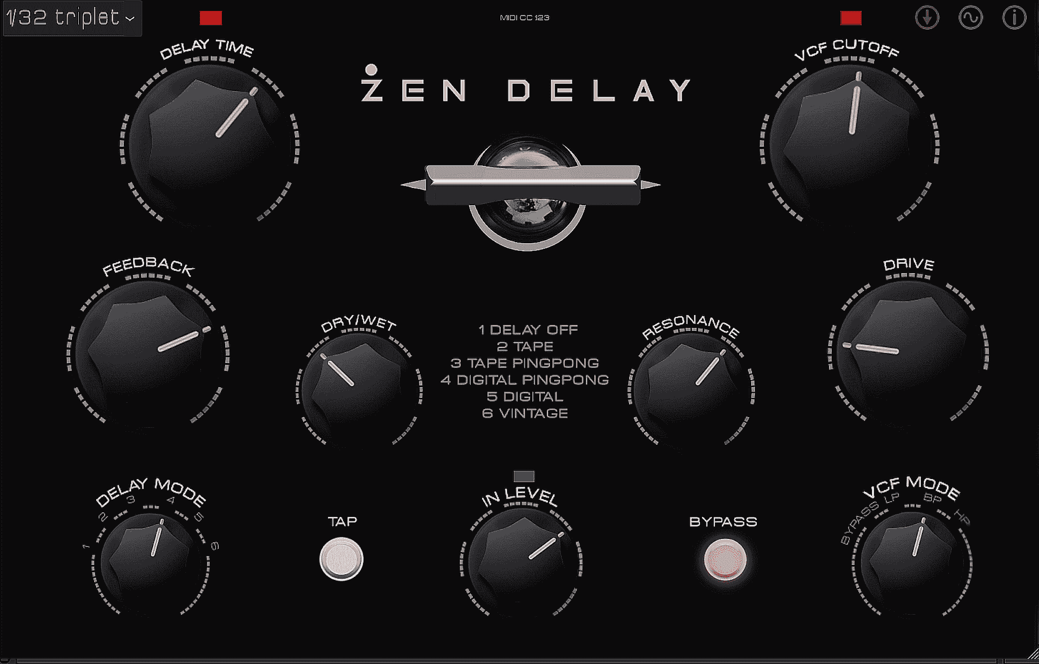 Erica Synths Zen Delay Virtual Plug-in | Sweetwater
