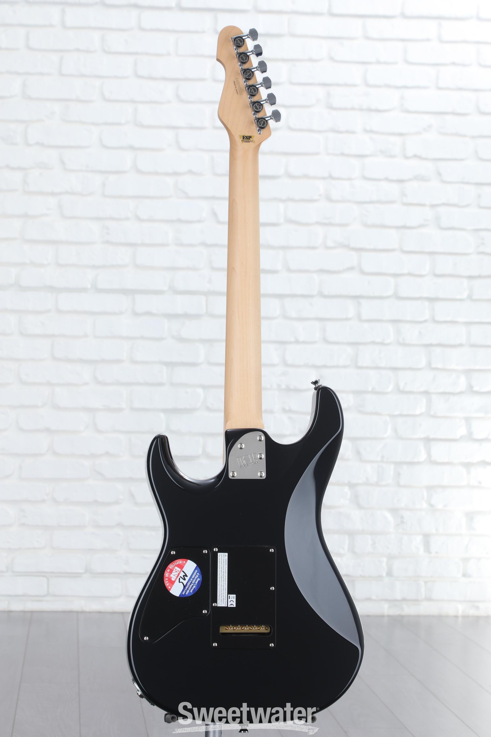 ESP Original Snapper CTM Electric Guitar - Nebula Blue Burst with Maple ...